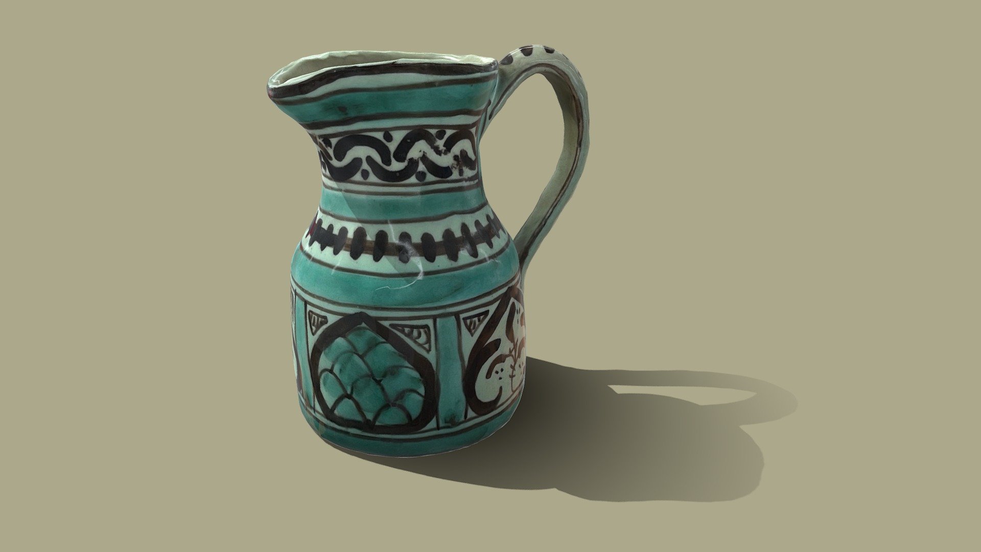 Painted Jar - Download Free 3D model by Aupuma [e853e49] - Sketchfab