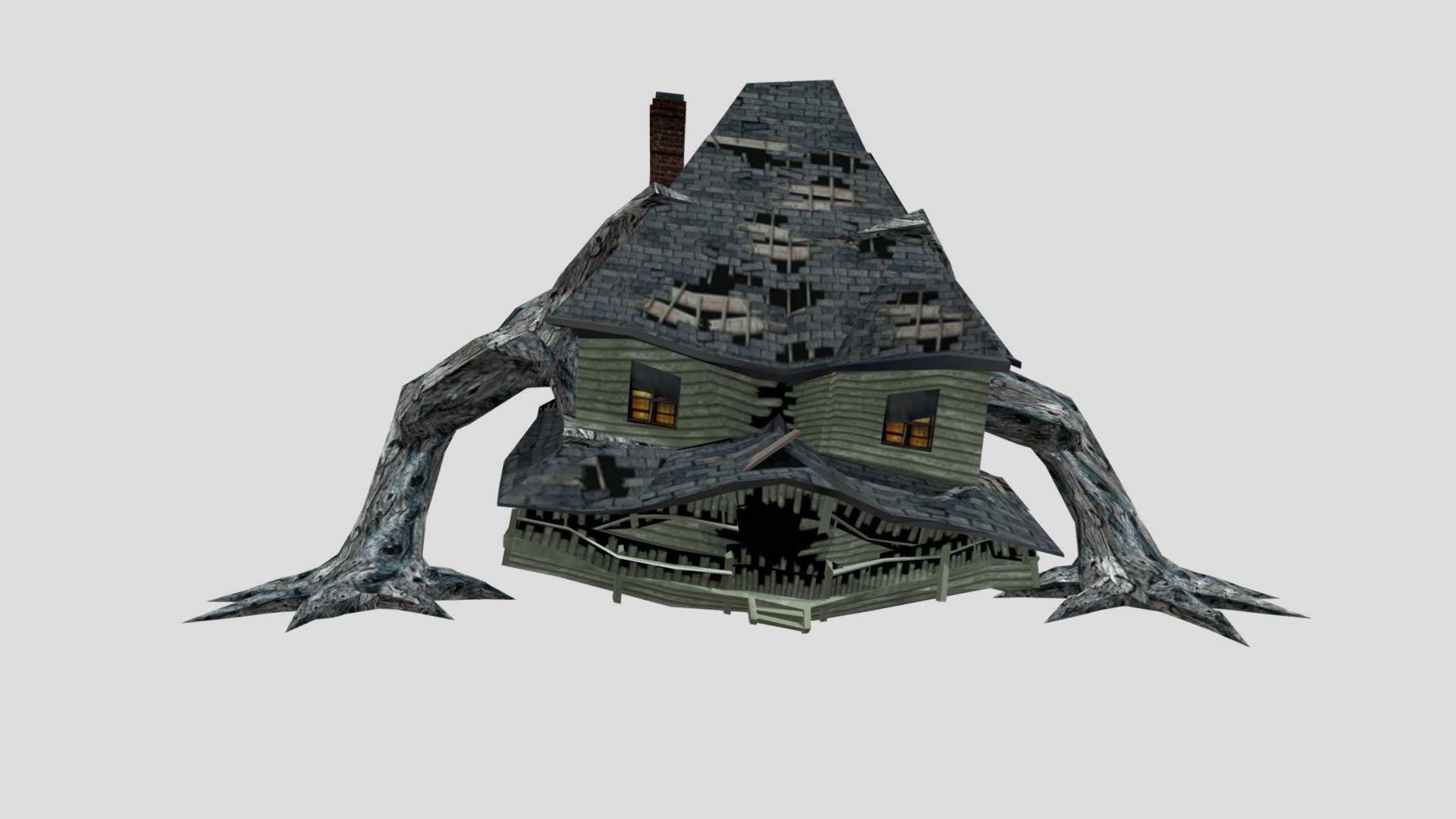 Monster House from PS2 - Download Free 3D model by CLfanmodel ...
