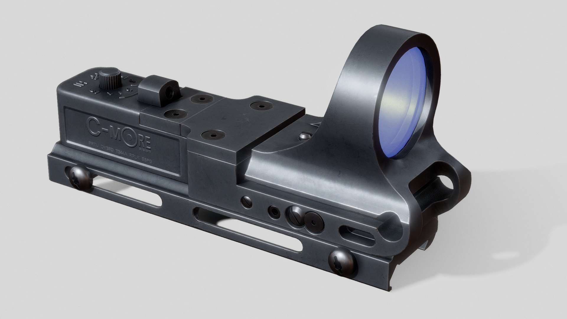 C- More RedDot Sight - Buy Royalty Free 3D model by ferasabdallah [e854bd9] - Sketchfab Store