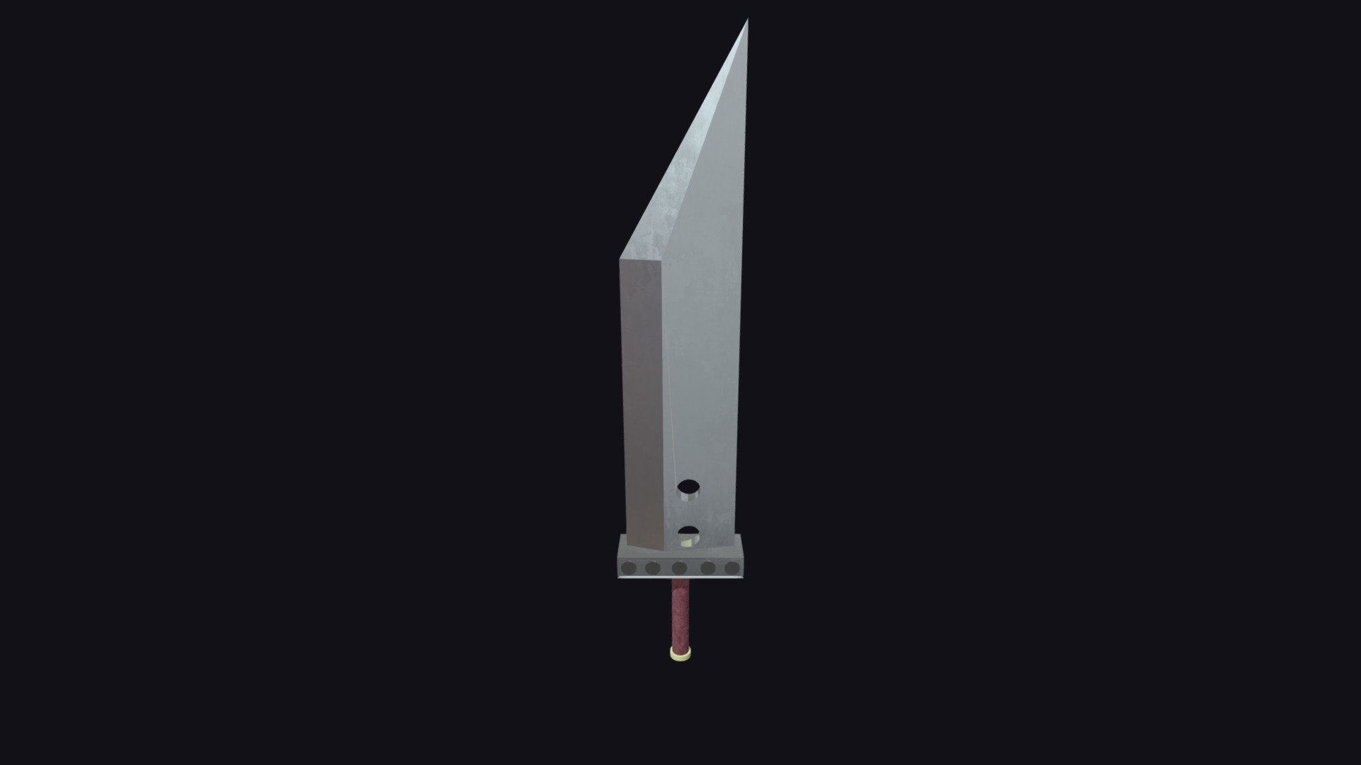 Buster Sword - 3D model by GamingMaverick [e854e26] - Sketchfab