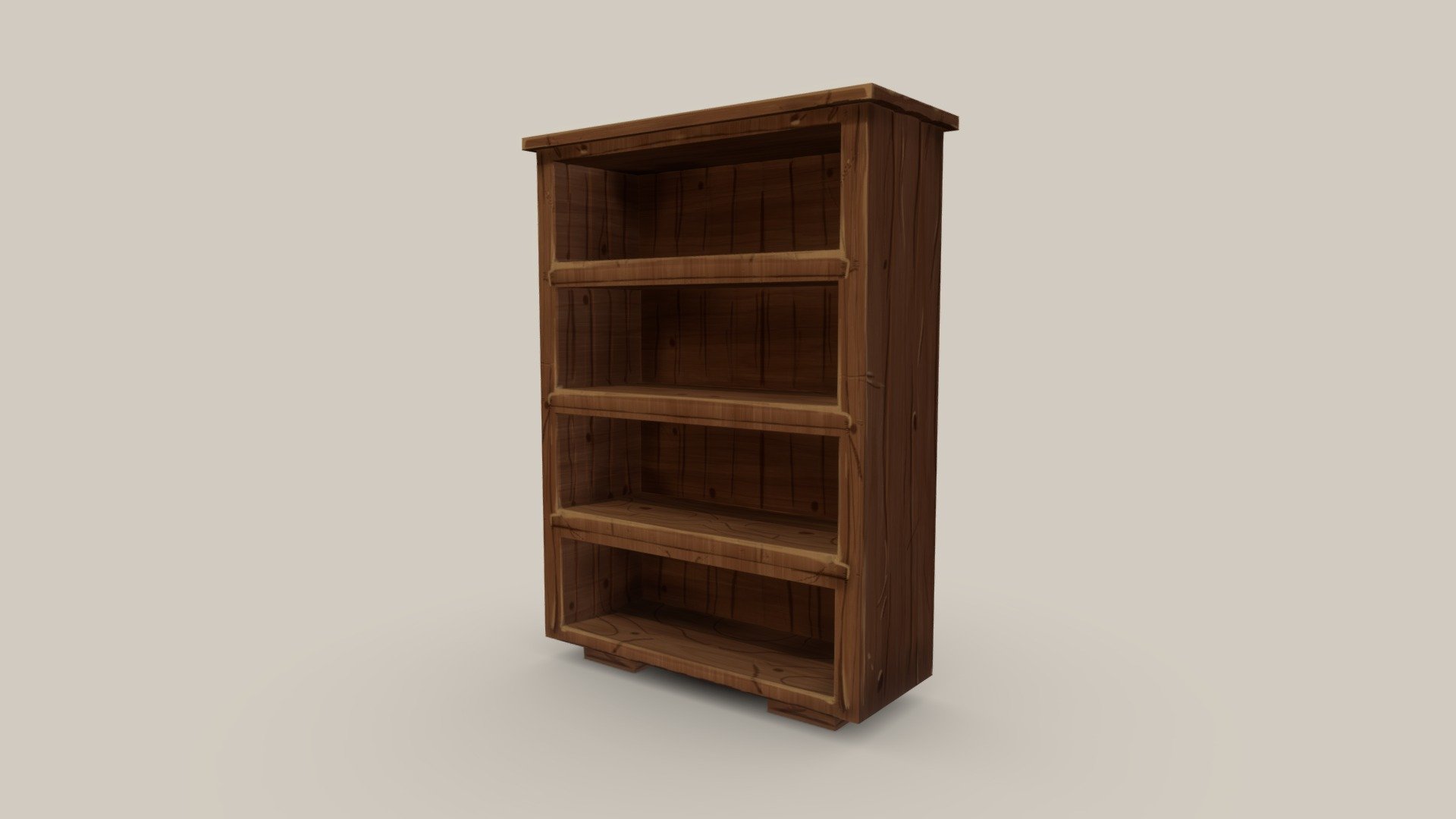Low Poly Shelf - 3D model by Y_I_N_G [e856c21] - Sketchfab