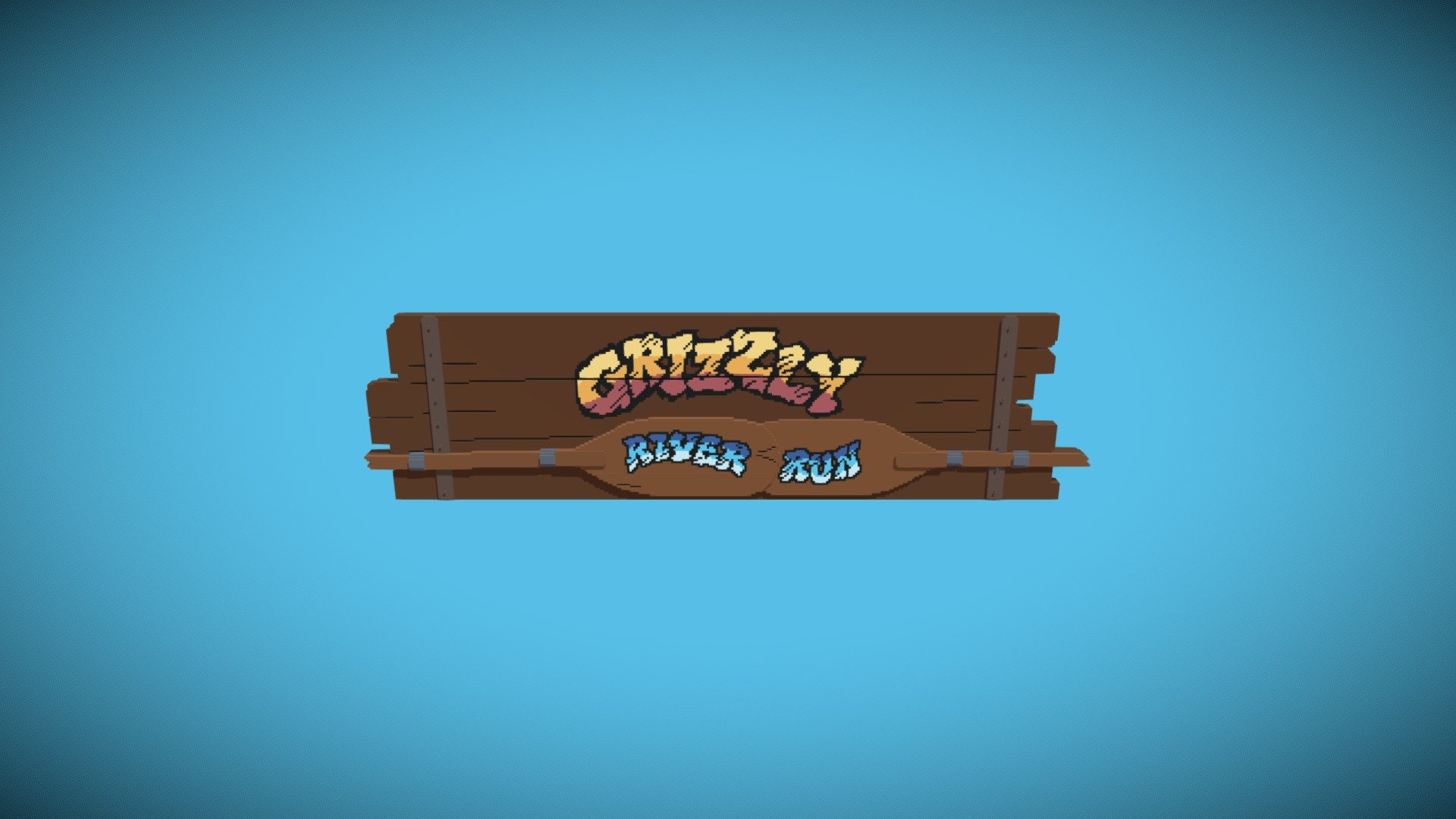 California Adventure Grizzly River Run Sign - 3D model by Electro3d ...