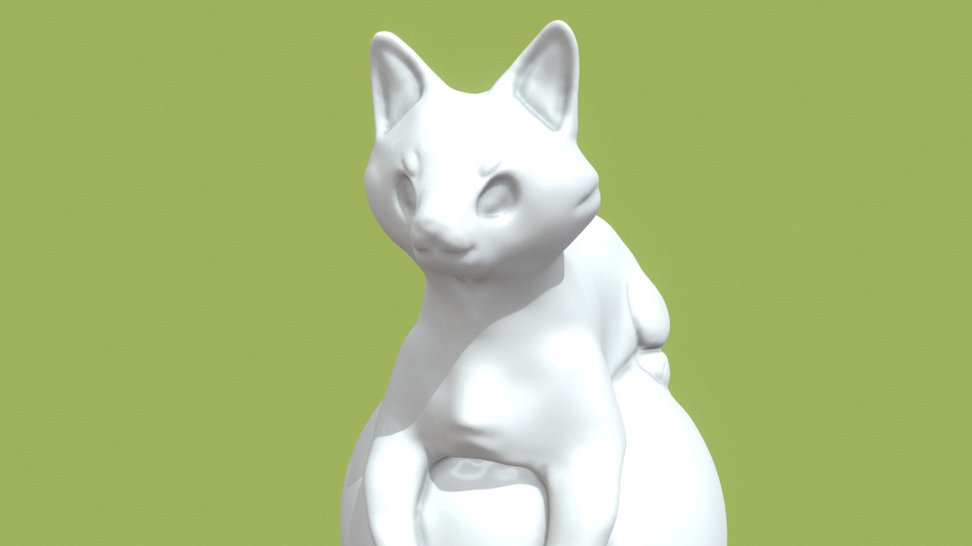 Cat on Sphere - 3D model by Cataries [e857bf0] - Sketchfab