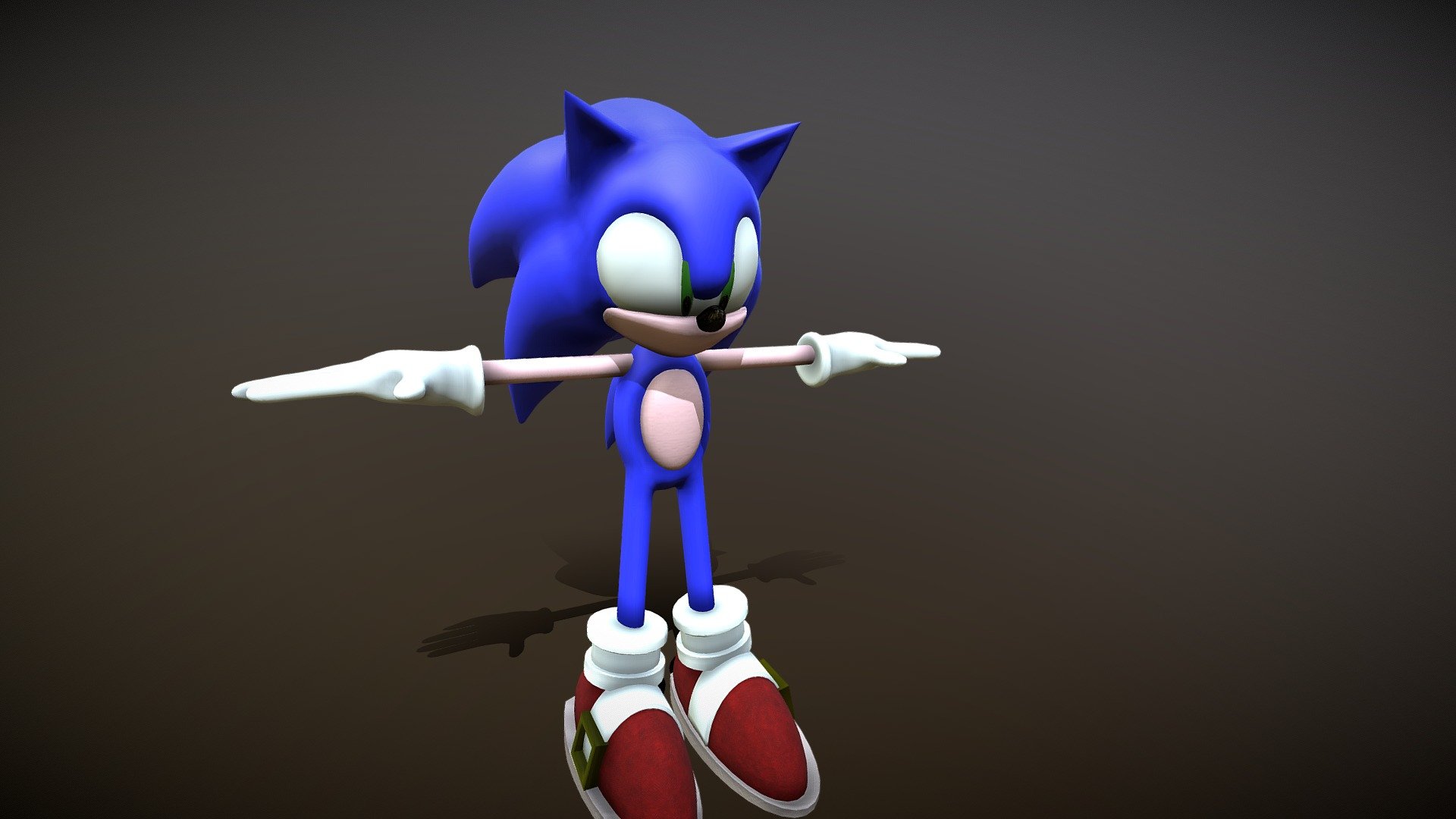 Sonic the hedgehog! - Download Free 3D model by tezz [e858eb8] - Sketchfab