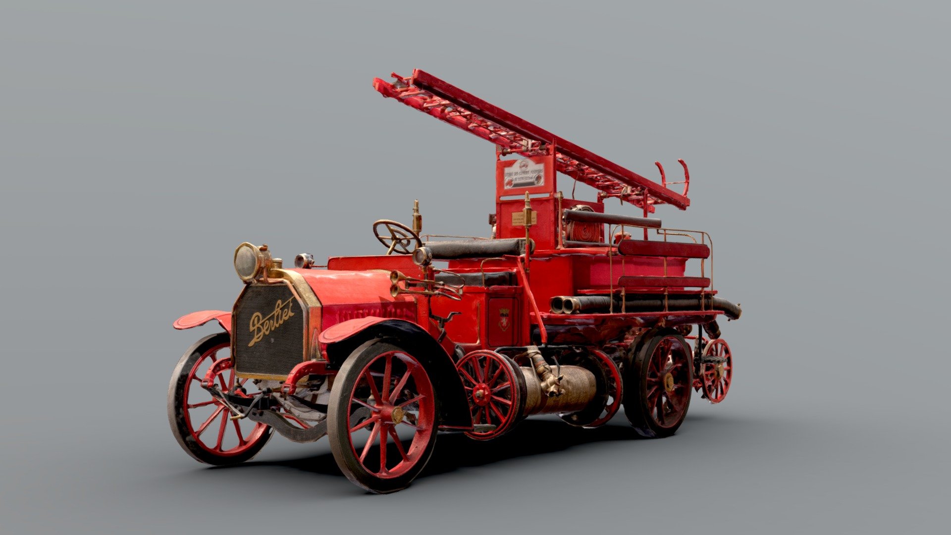 Camion pompier Berliet CAK 1909 - 3D model by Yannoid (@y.decouessin ...