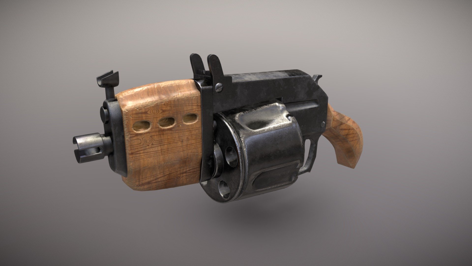 Mini-shotgun - Download Free 3D model by THEwolf12z (@fago1h1) [e859b0f ...