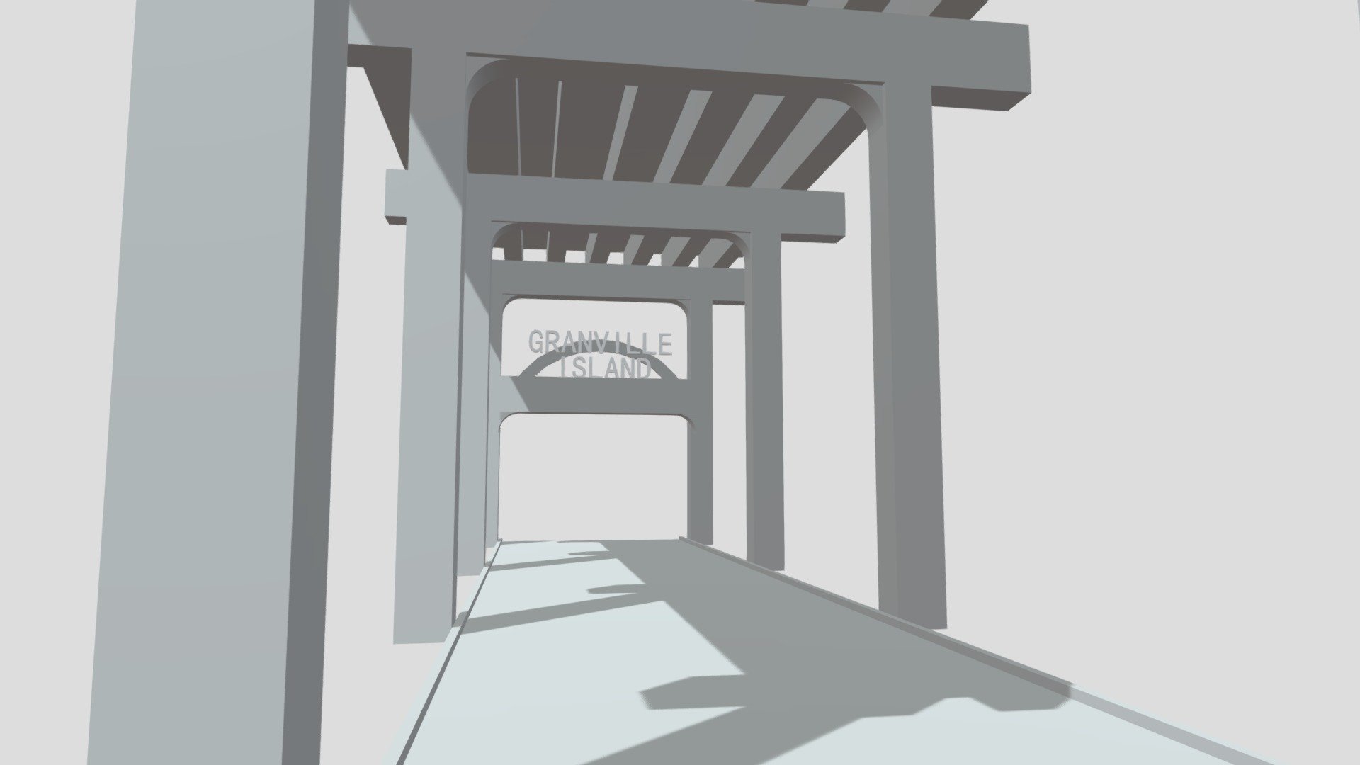 Granville Island Bridge Environment Block Out - Download Free 3D model ...