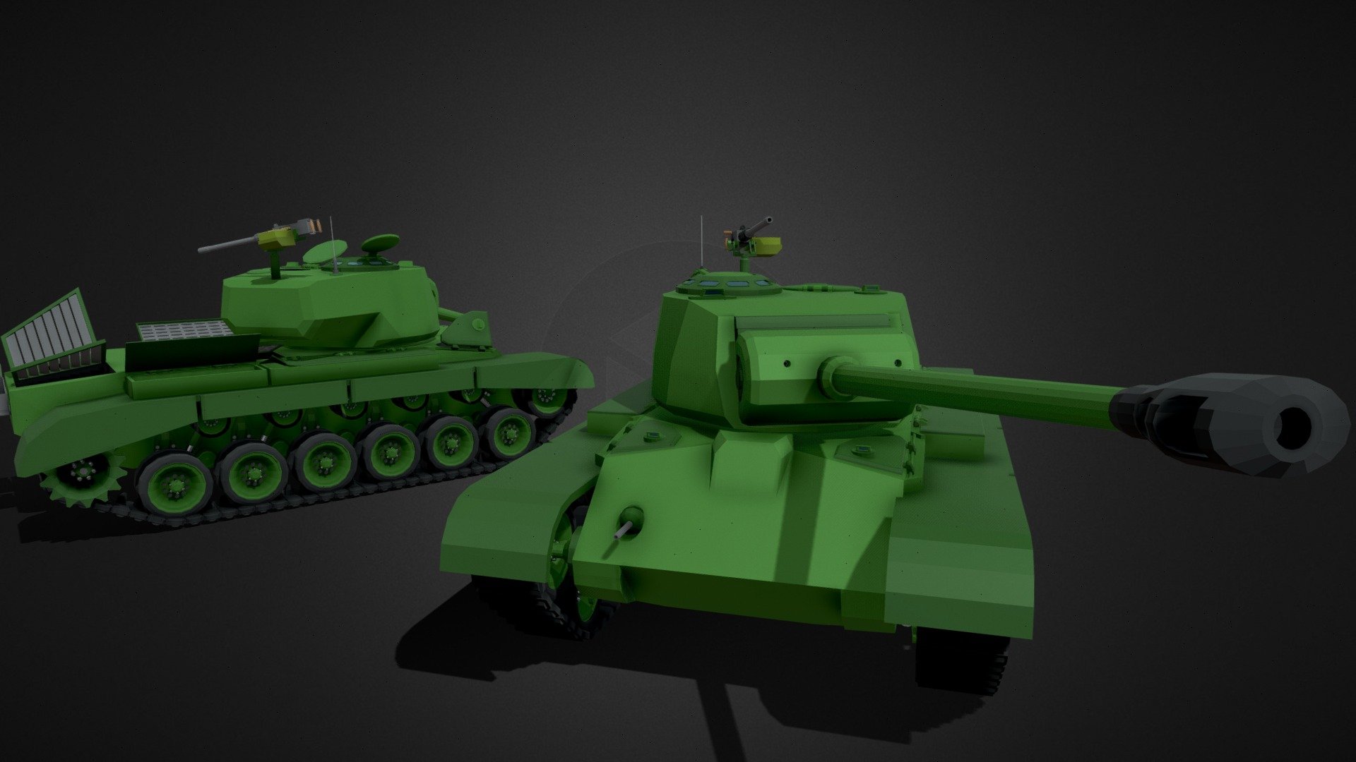 M26 Pershing - 3D model by Ilya (@delovoy_ilyxa) [e85ba2d] - Sketchfab