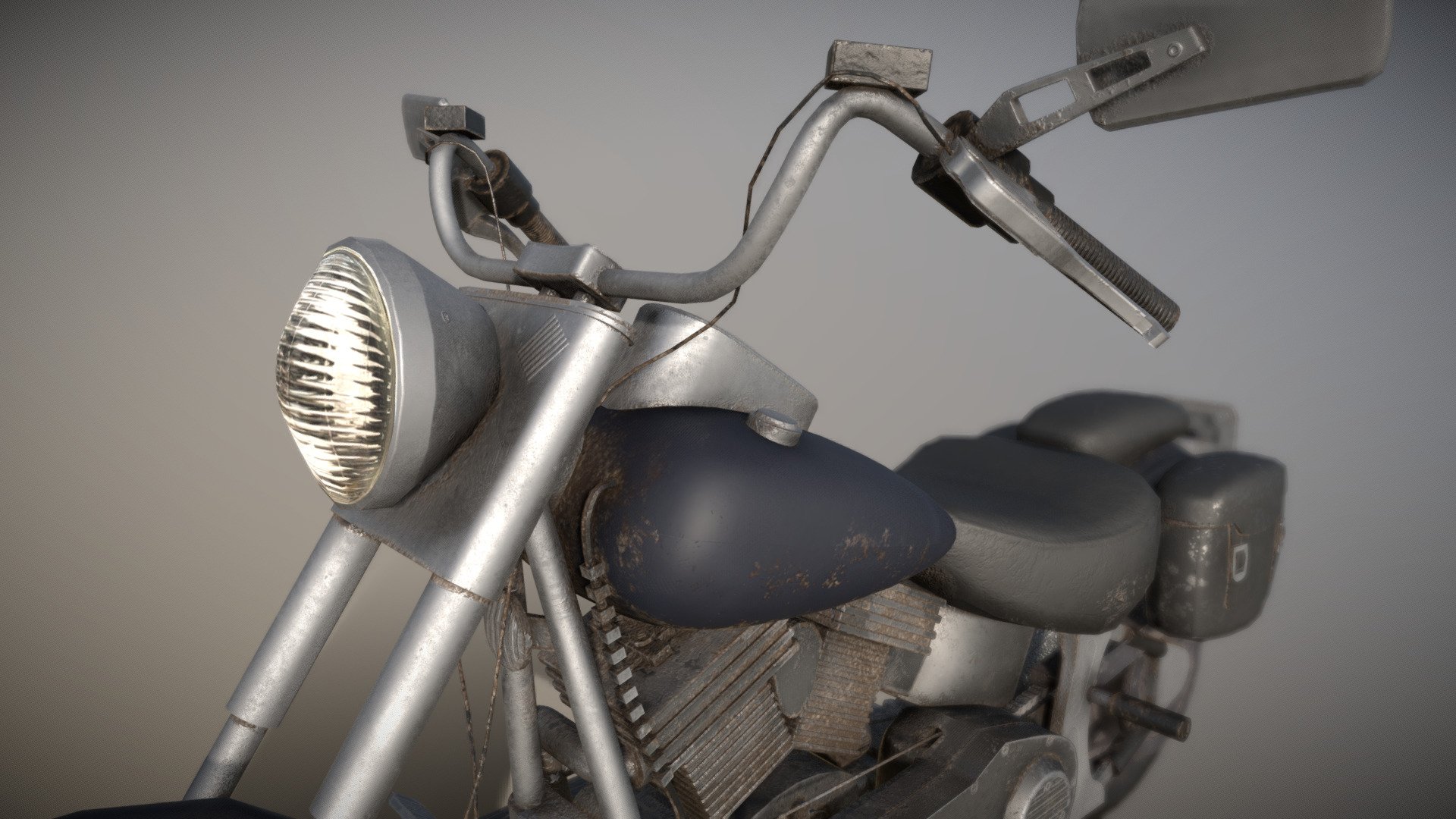 1990 Harley Davidson Fatboy Motorcycle - 3D model by TerraVail [e85c48b ...