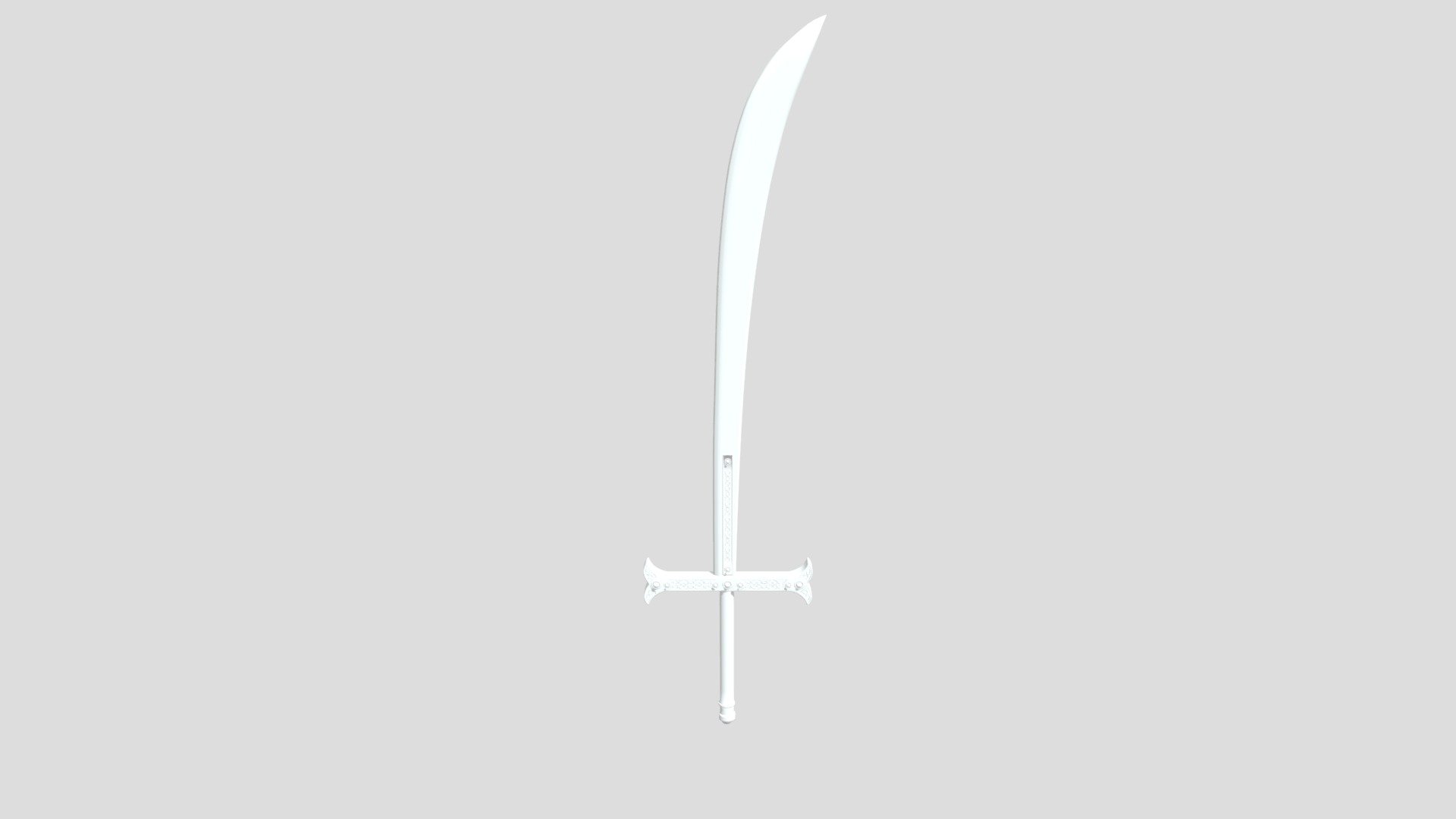 Mihawks Kokuto Yoru (Uncolored - Download Free 3D model by sarika ...