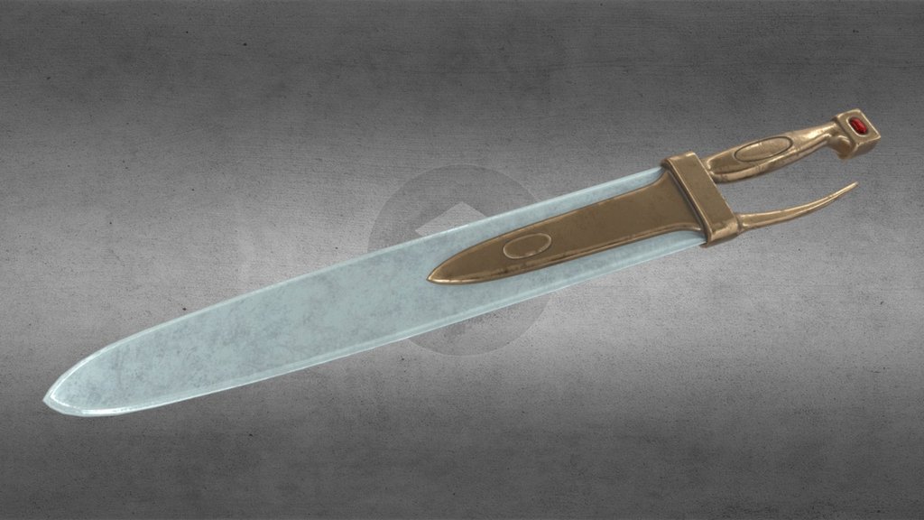 Nausicaa's Ceramic Blade - 3D model by reapermediasr [e85cf7e] - Sketchfab