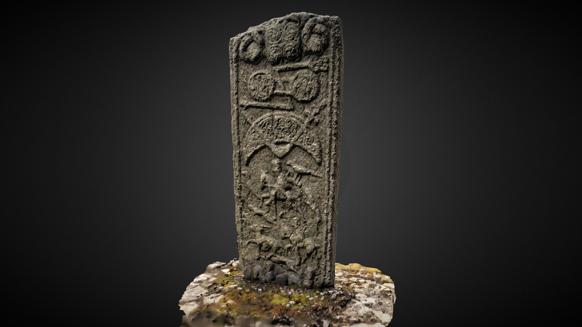 Elgin Cathedral Pictish Stone, Scotland - Download Free 3D model by ...