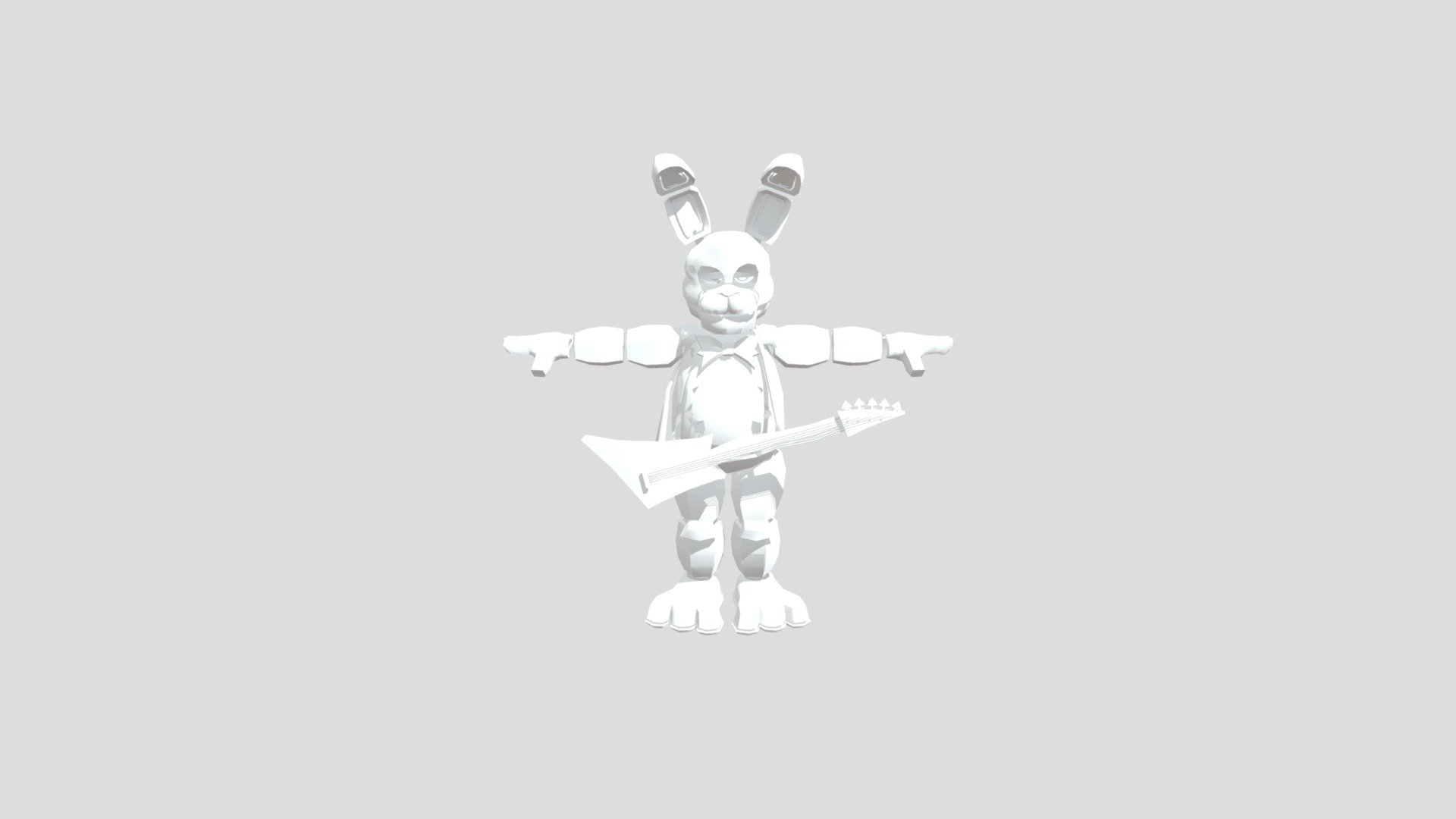 Stylized FNAF model bonnie fbx - Download Free 3D model by Tyler ...