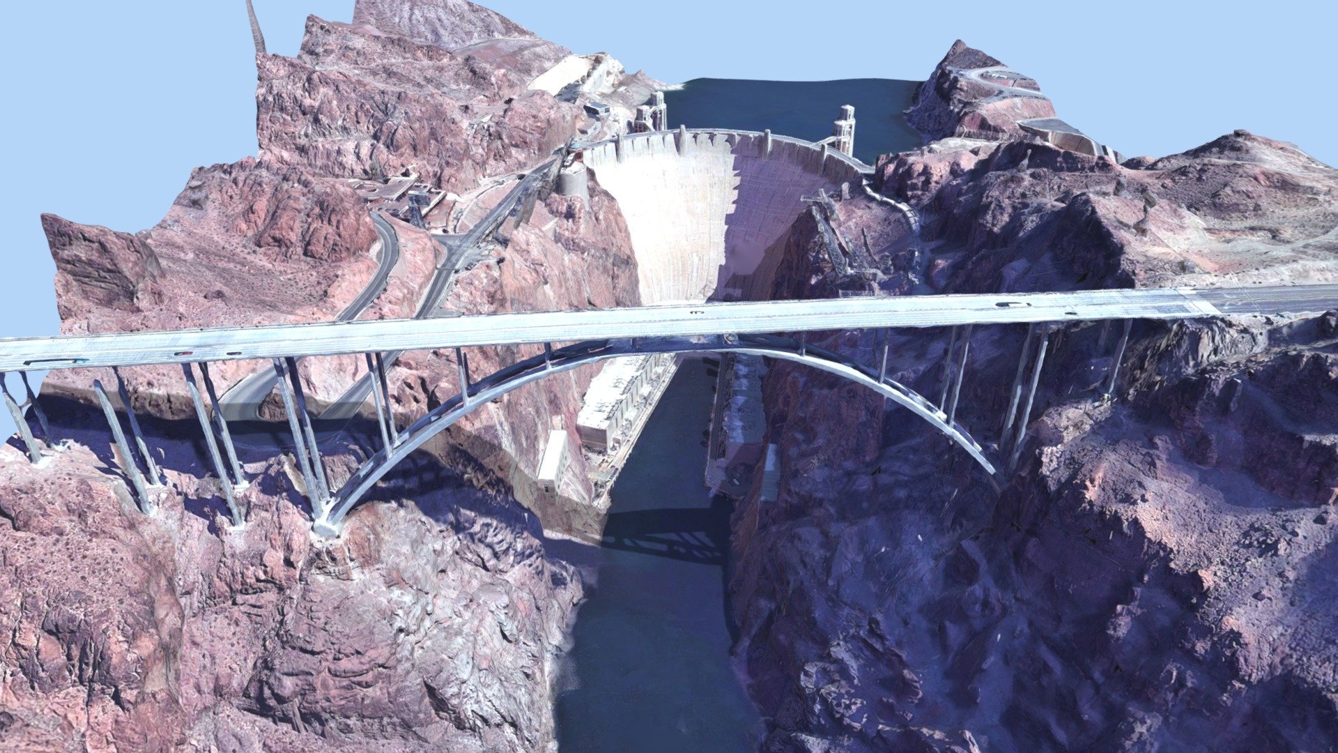 Hoover Dam سد هوفر - Buy Royalty Free 3D model by LibanCiel [e862c56 ...