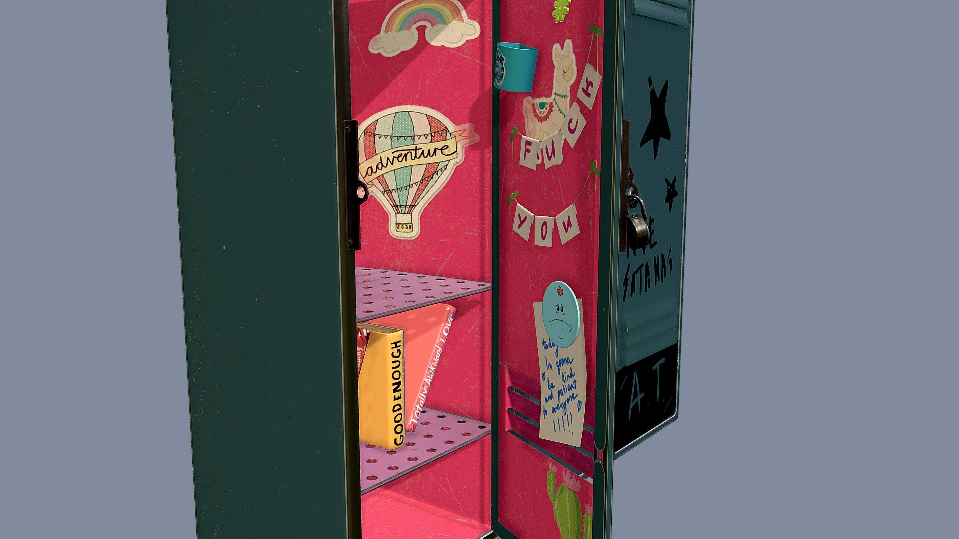 locker - 3D model by Naira (@naira001) [e862f02] - Sketchfab