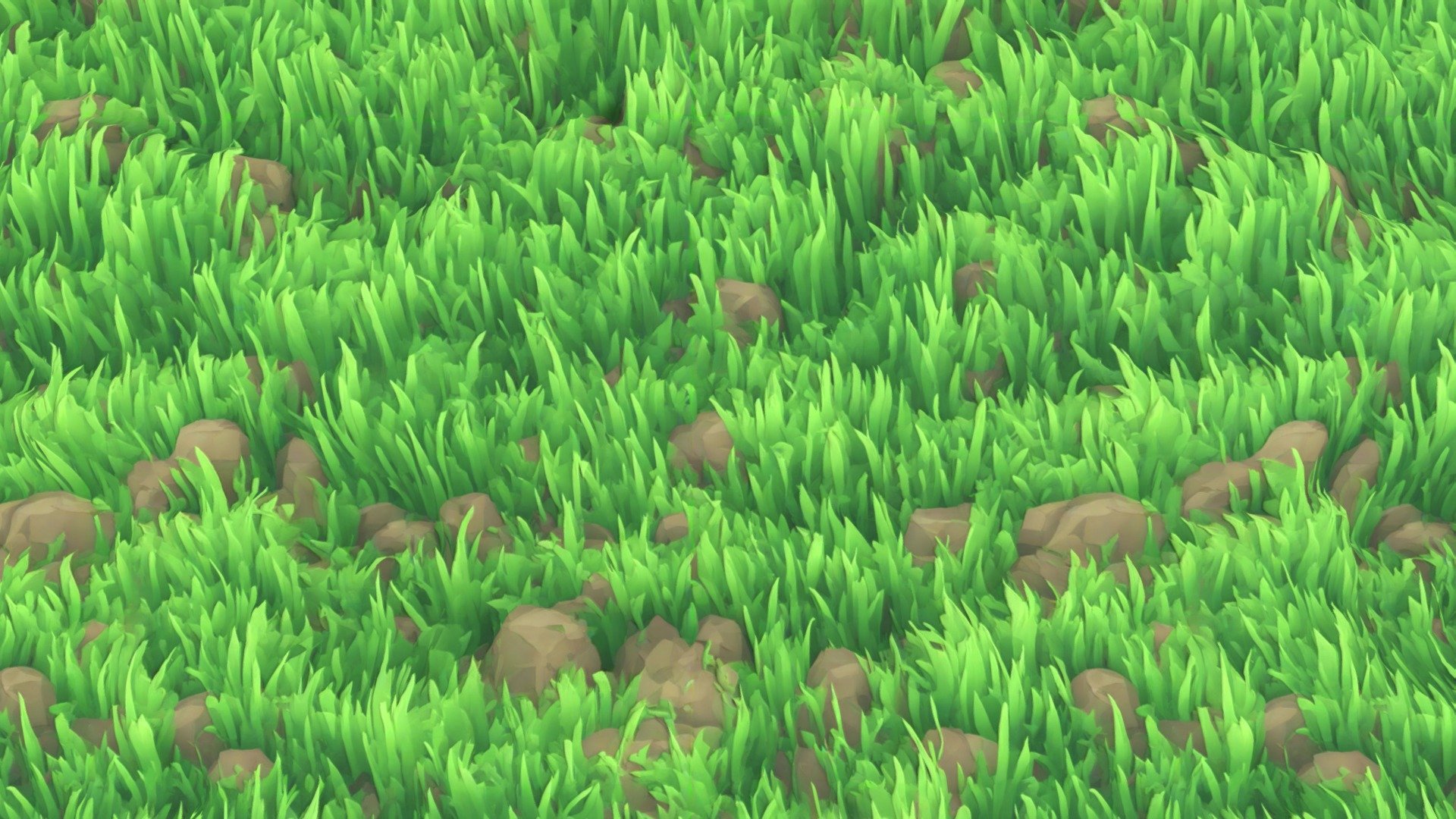 Stylized Grass Seamless Texture - Buy Royalty Free 3D model by ...