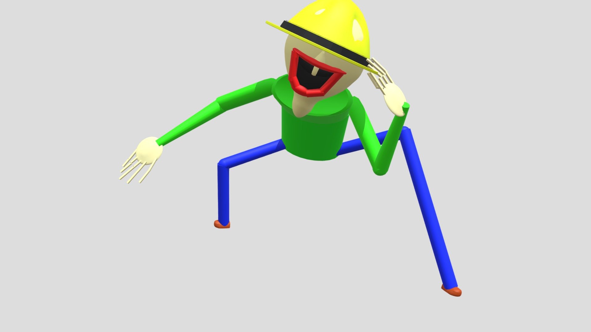 Campfire Baldi - Download Free 3D model by cursed toilet (@Cursed ...