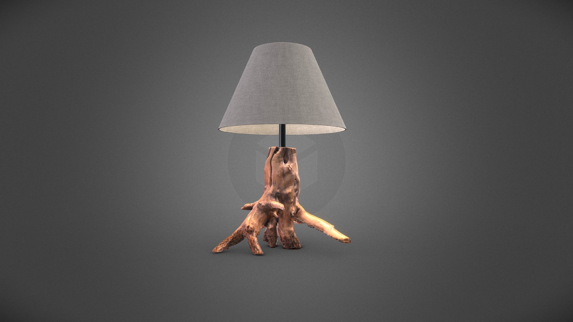 Roots Wooden Lamp - Buy Royalty Free 3D model by Archvision Studio ...