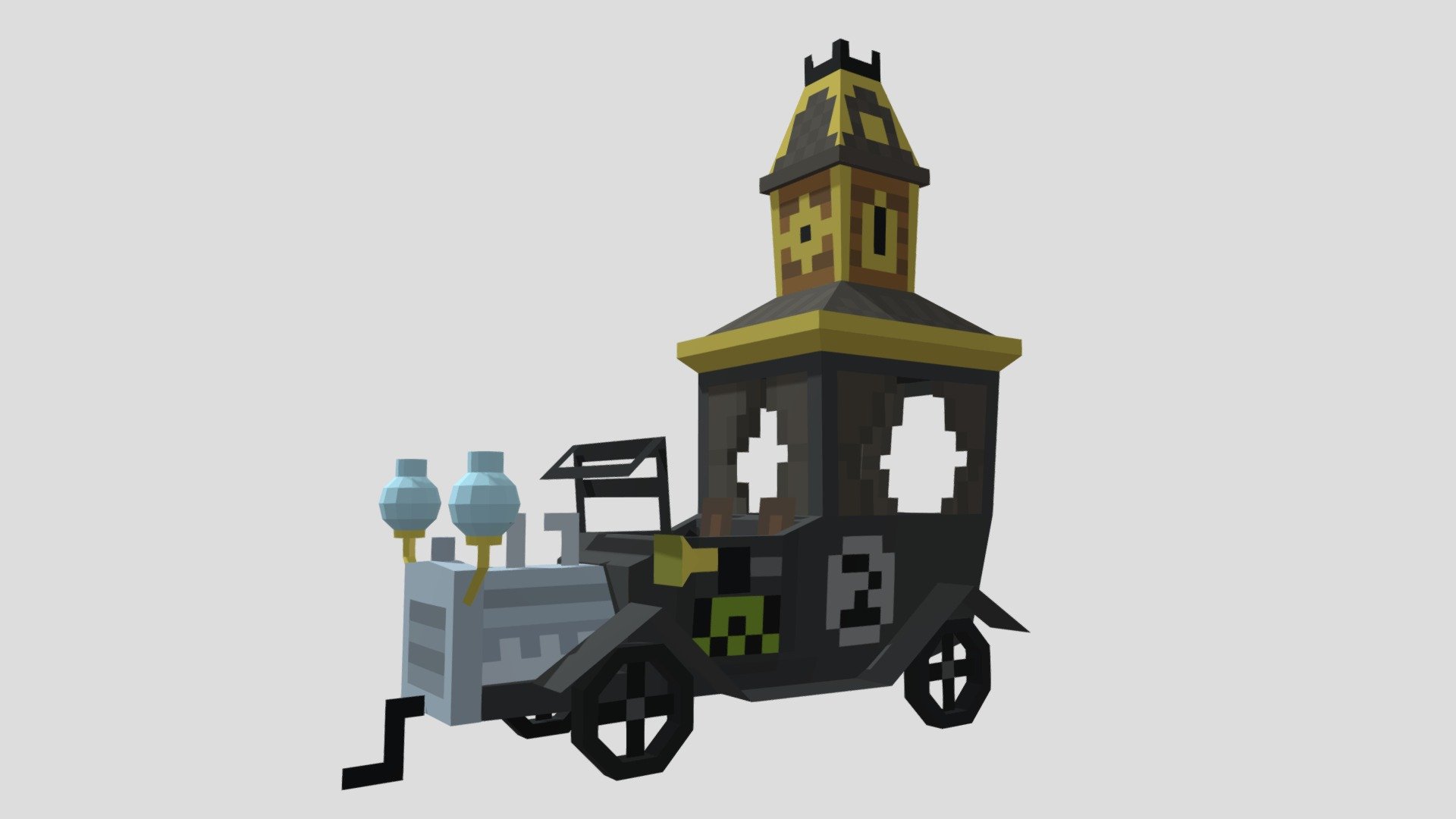 Wacky Races - Creepy Coupe - 3D model by Toon-atic_94 [e865e70] - Sketchfab
