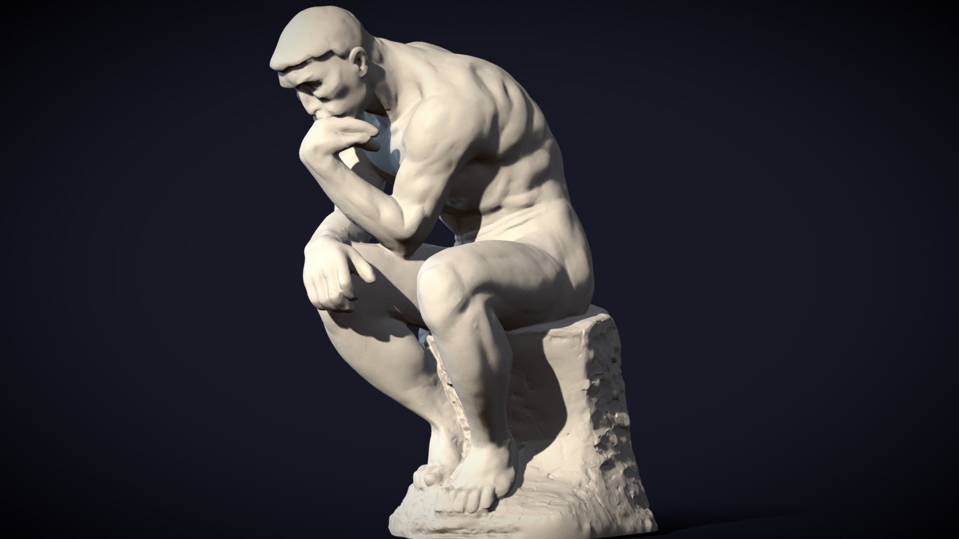 The Thinker, Scan Original - Buy Royalty Free 3D model by David.A ...