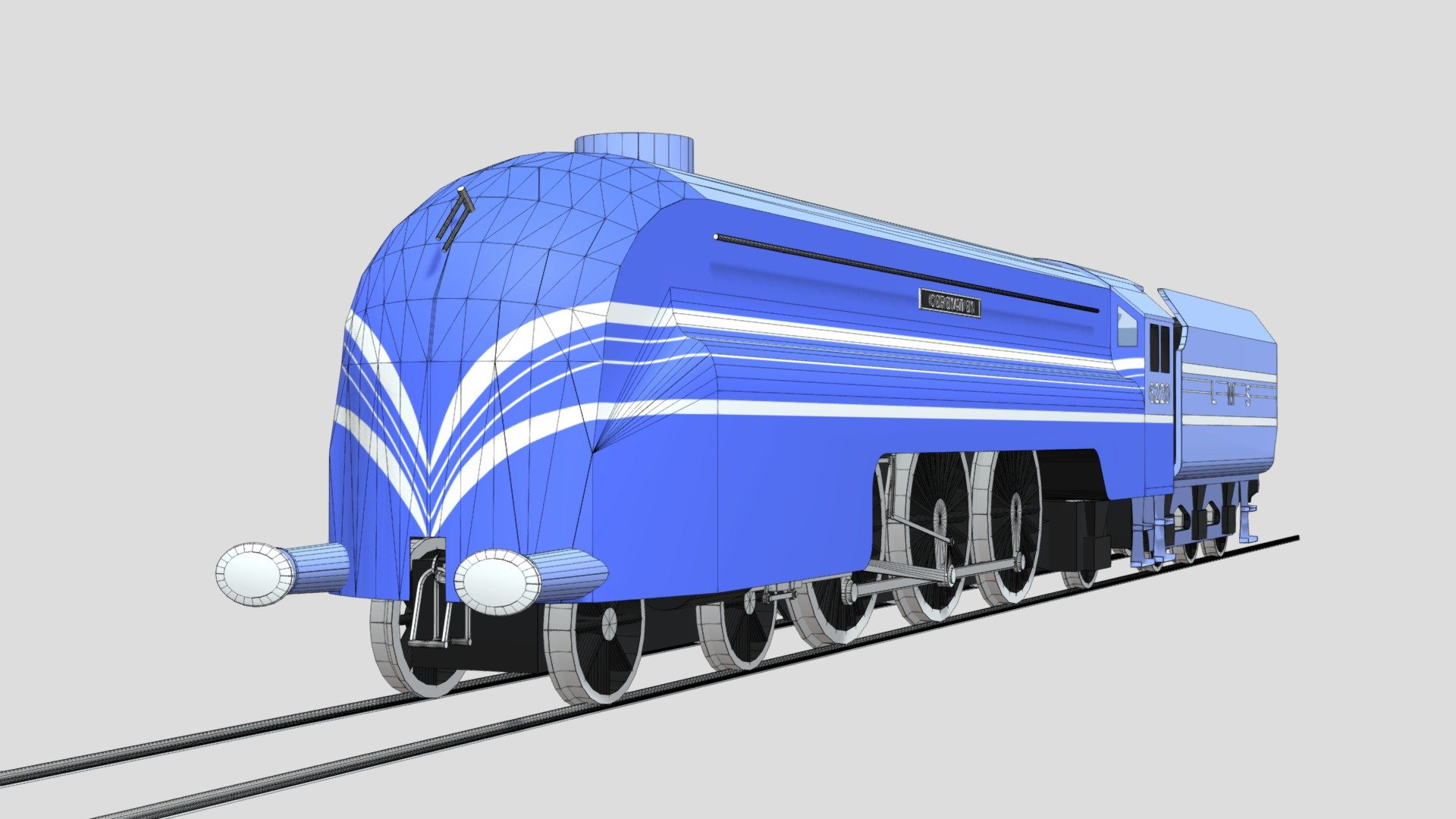 LMS+No_+6220+''Coronation''+(1937) - 3D model by leetorrey682 [e86d029 ...