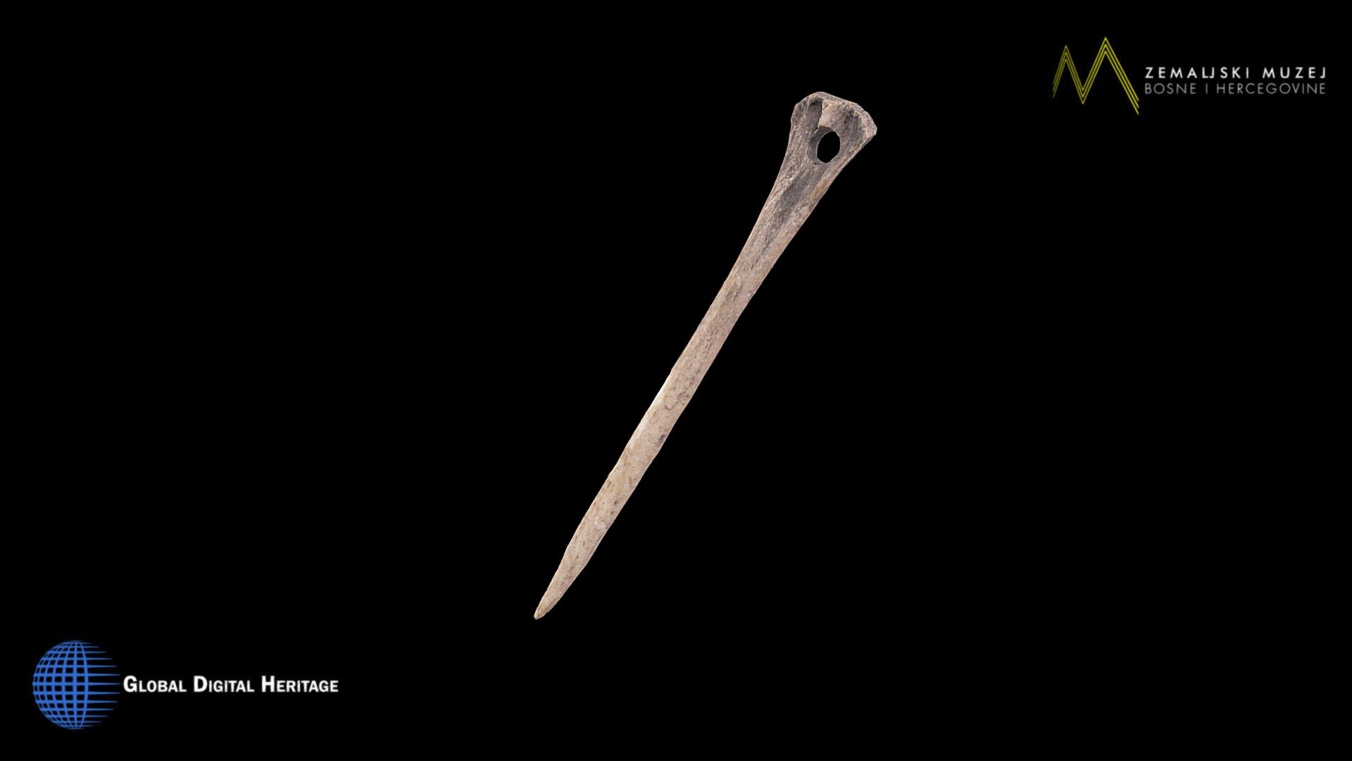 NMB&H, Bronze Age bone needle - Download Free 3D model by Global ...