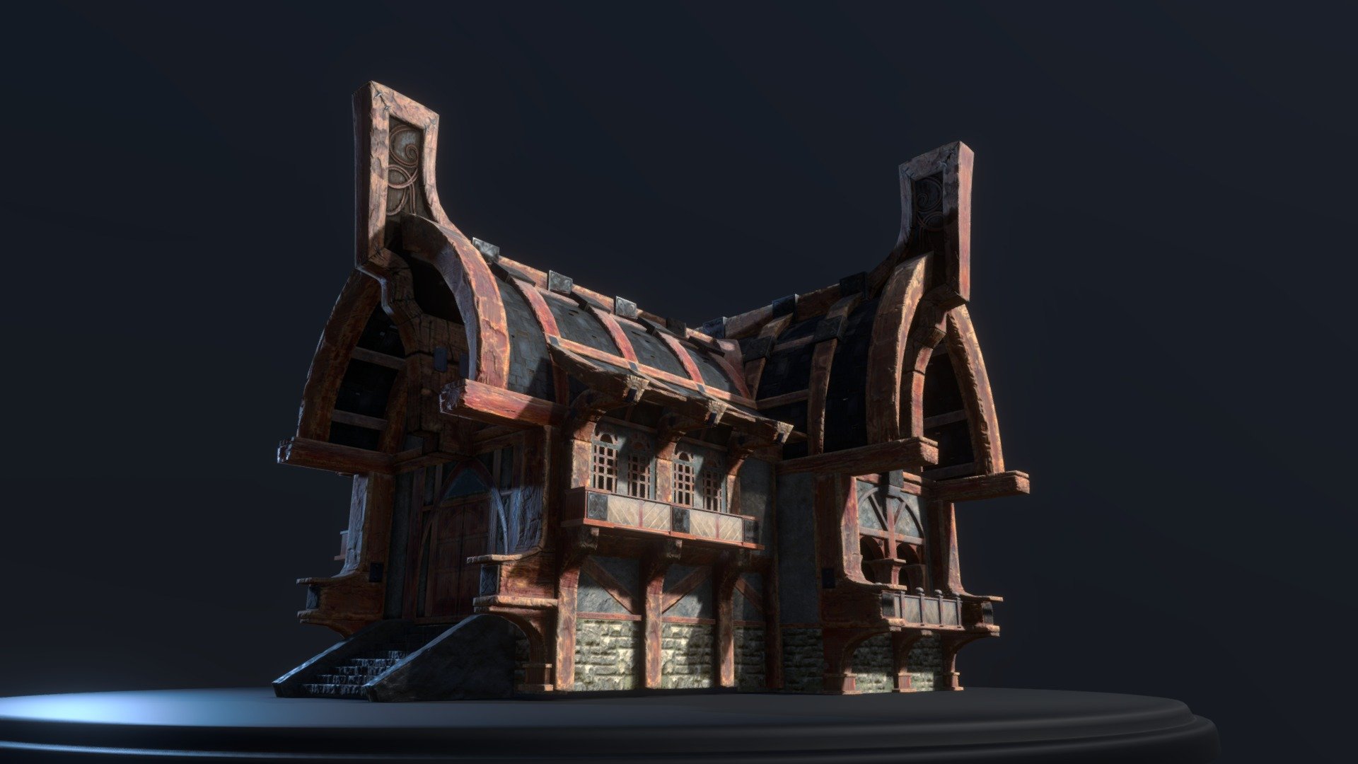 Nord house - Download Free 3D model by Linsort [e86dd1b] - Sketchfab