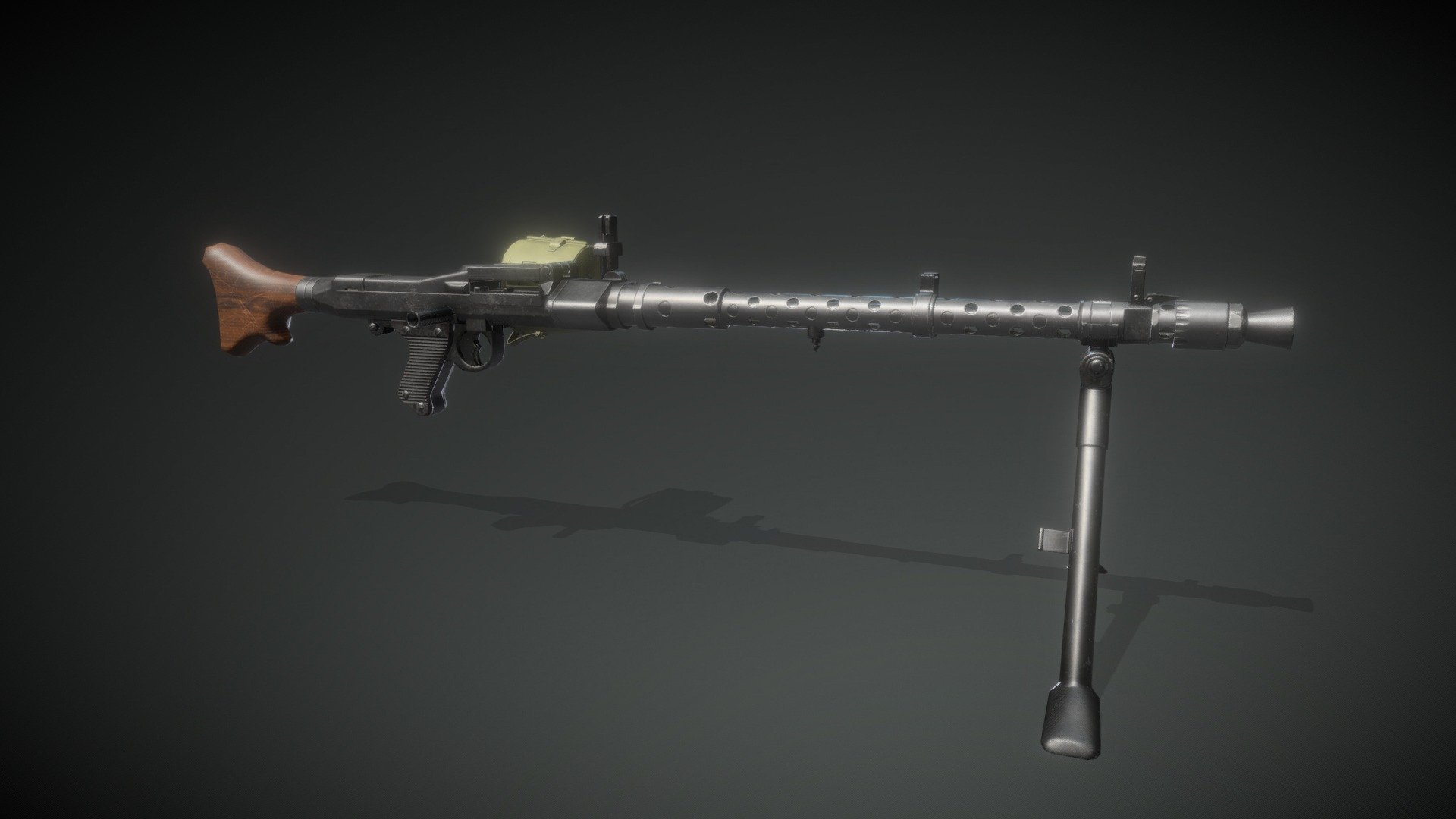 Escape Germany - MG34 - 3D model by GRIP420 [e86e337] - Sketchfab