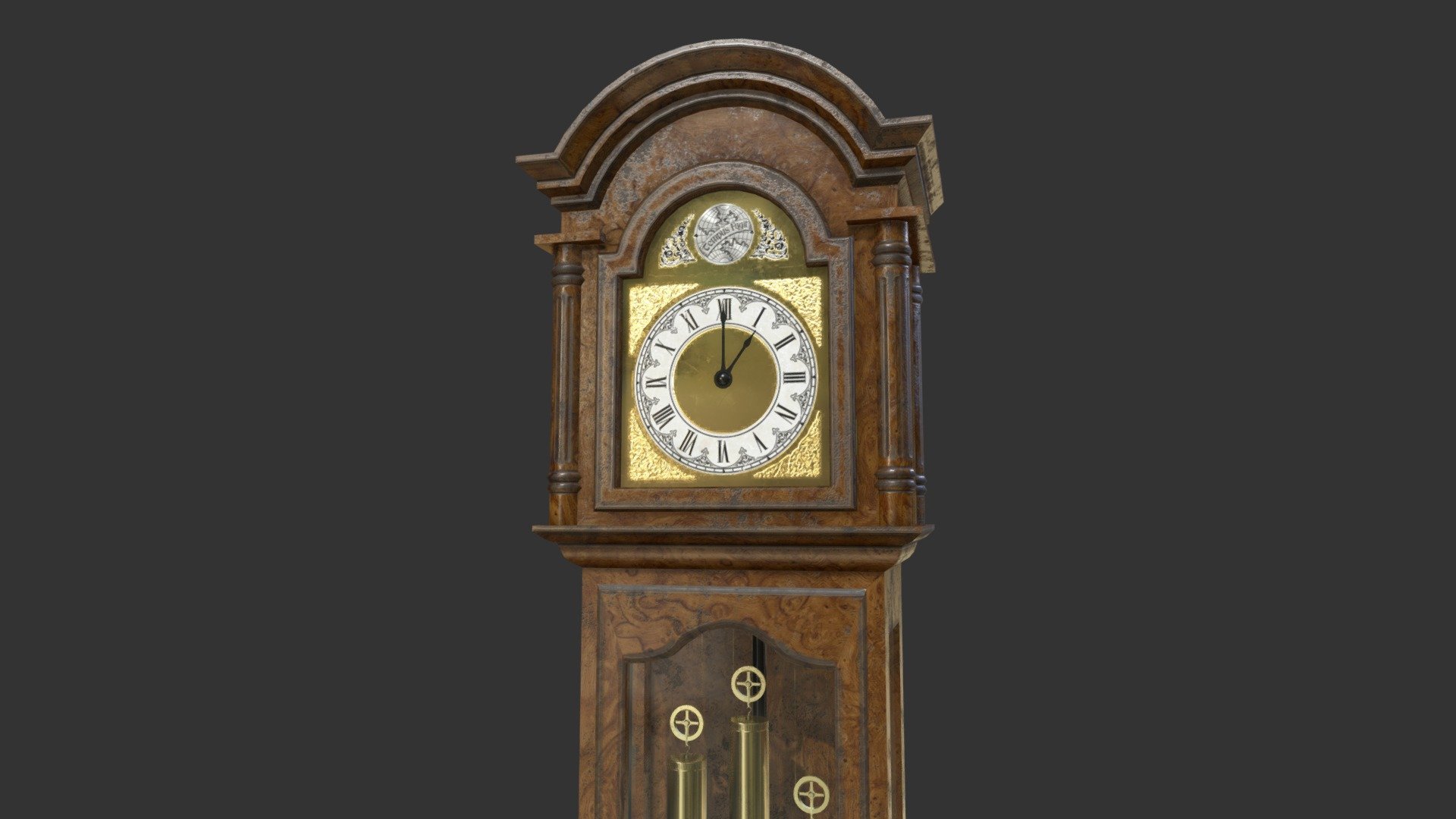 Floor Clocks - Buy Royalty Free 3D model by Mikhail Kadilnikov ...