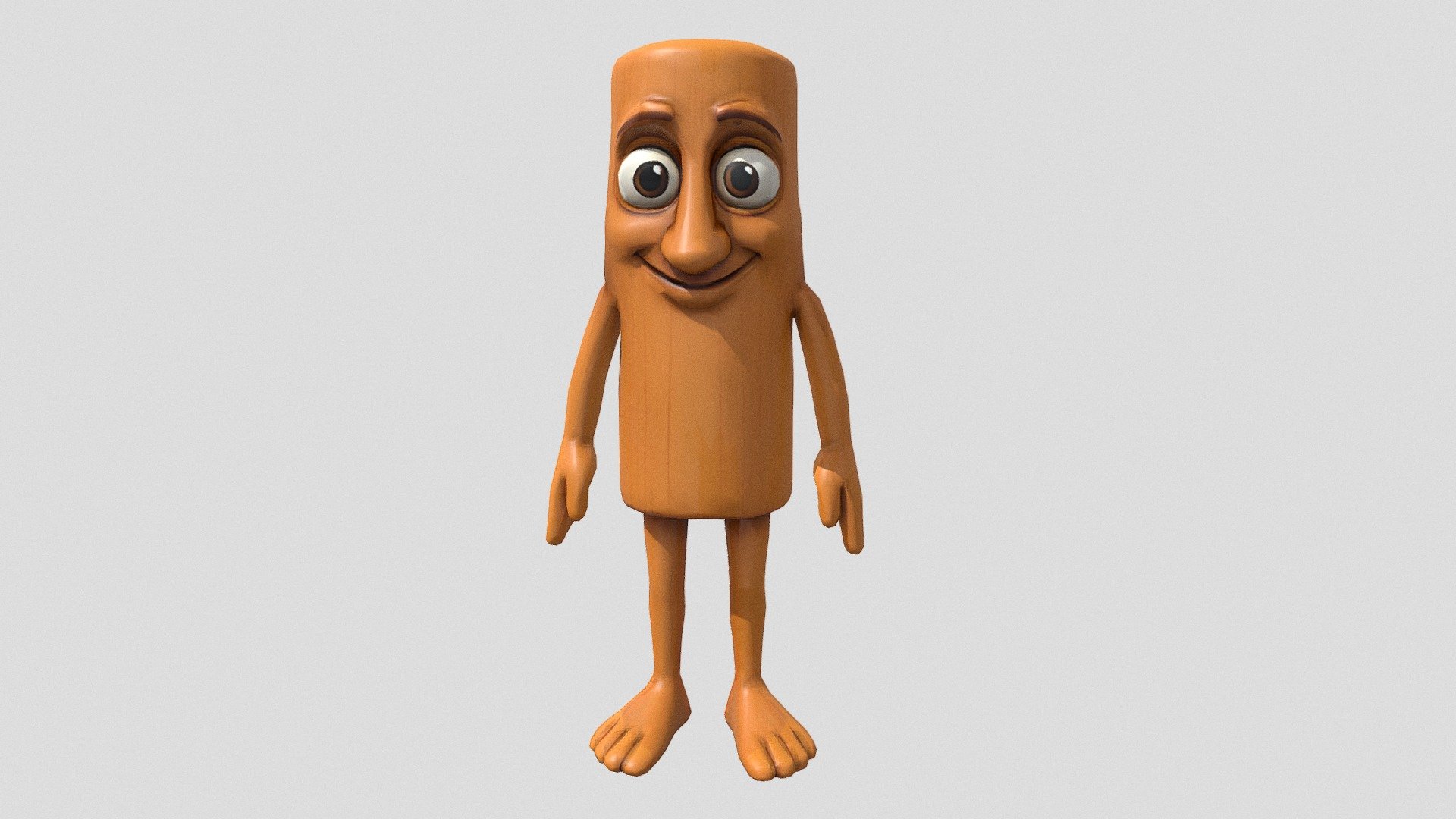 tung tung sahur 3D Animated - 3D model by KAG3D [e872a85] - Sketchfab