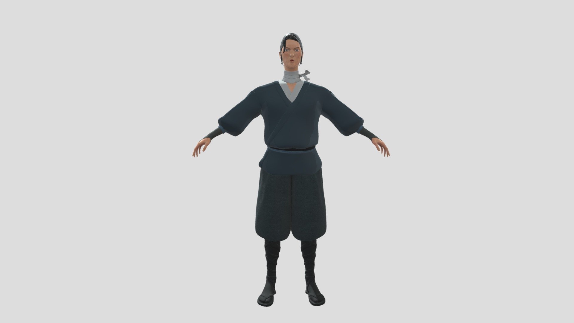 The Blue Eye Samurai - Mizu - Download Free 3D model by Olga Kim ...