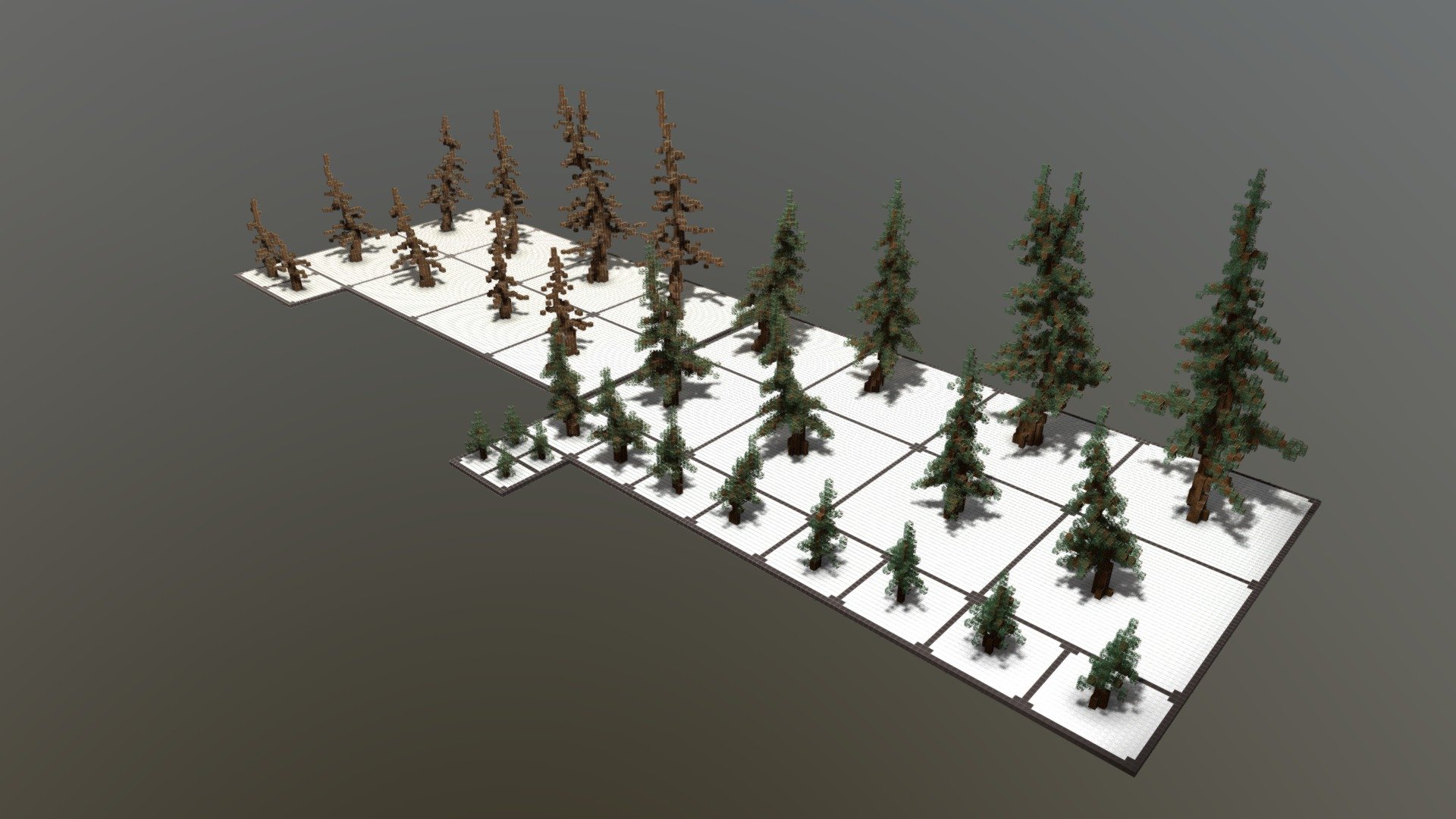 Pine TreePack - 3D model by Plutouthere [e87480c] - Sketchfab