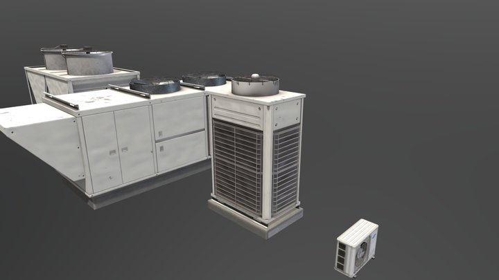 Air-conditioner 3D models - Sketchfab