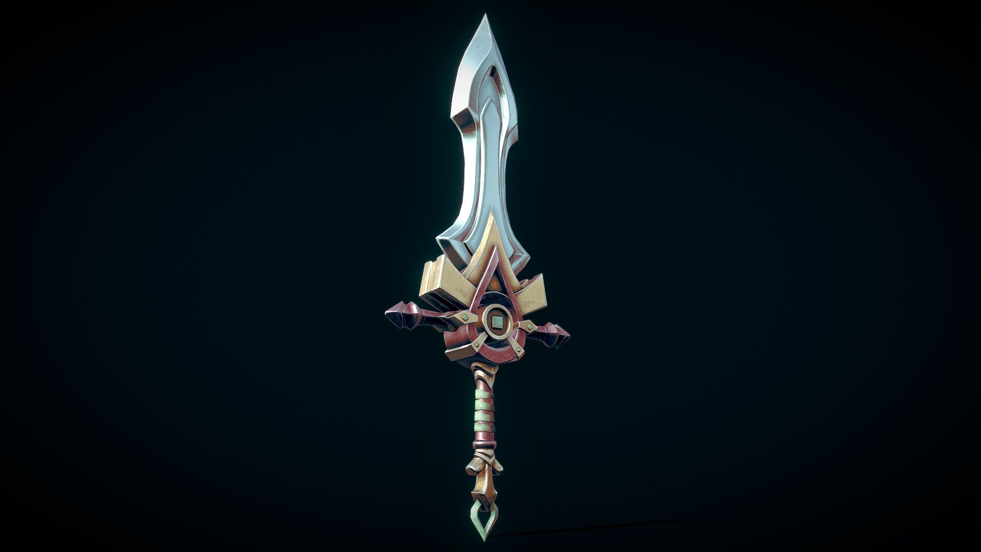 AAC202 Prop: Sword - 3D model by gemma.whiting [e87578a] - Sketchfab
