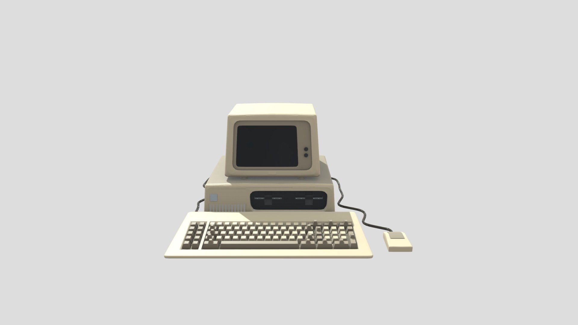 1980s Computer - 3D model by BitsnBobs (@harrylynam98) [e875f69 ...
