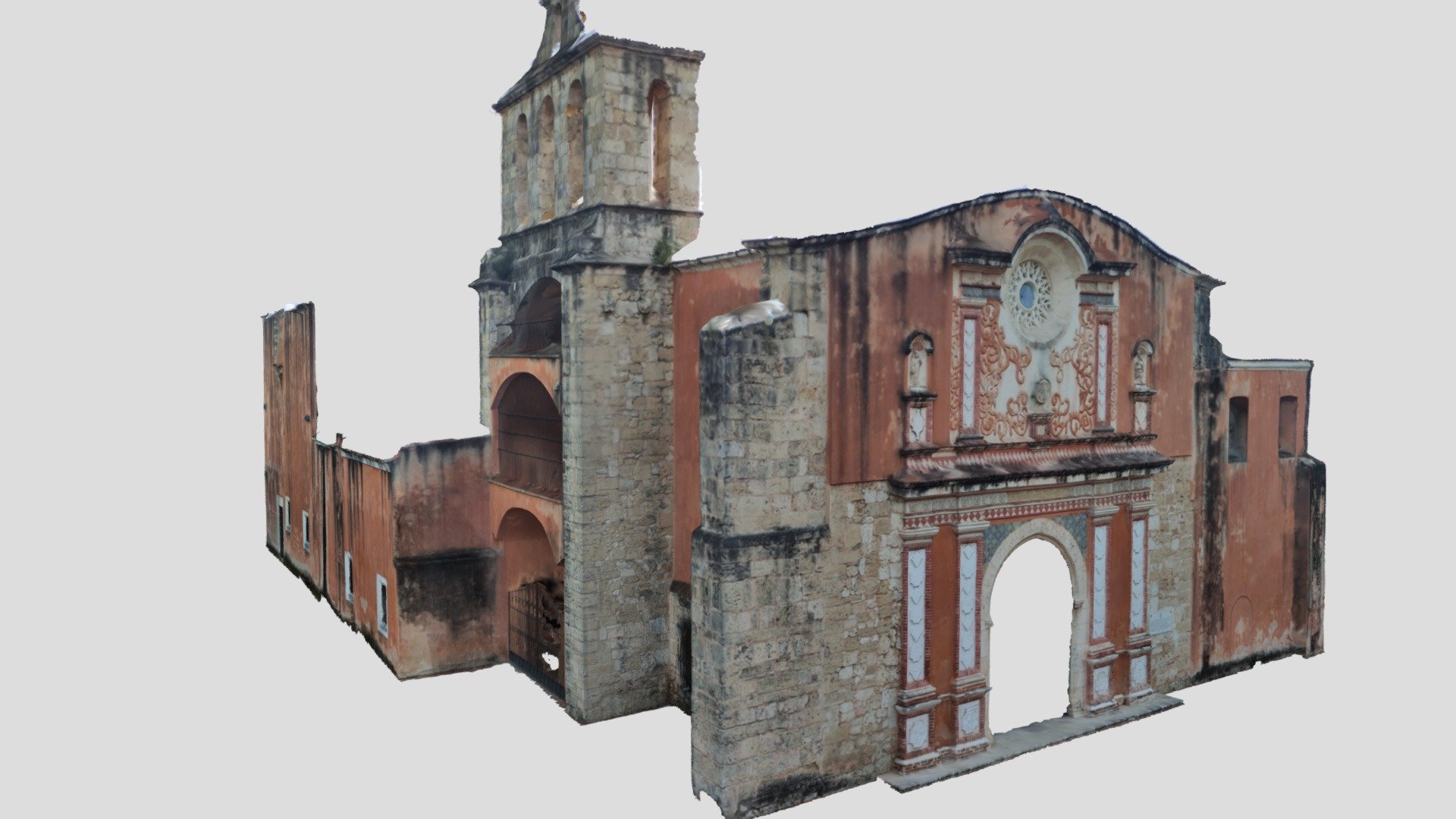 Fachada iglesia del Convento Dominico - 3D model by pamelamartinez90 ...