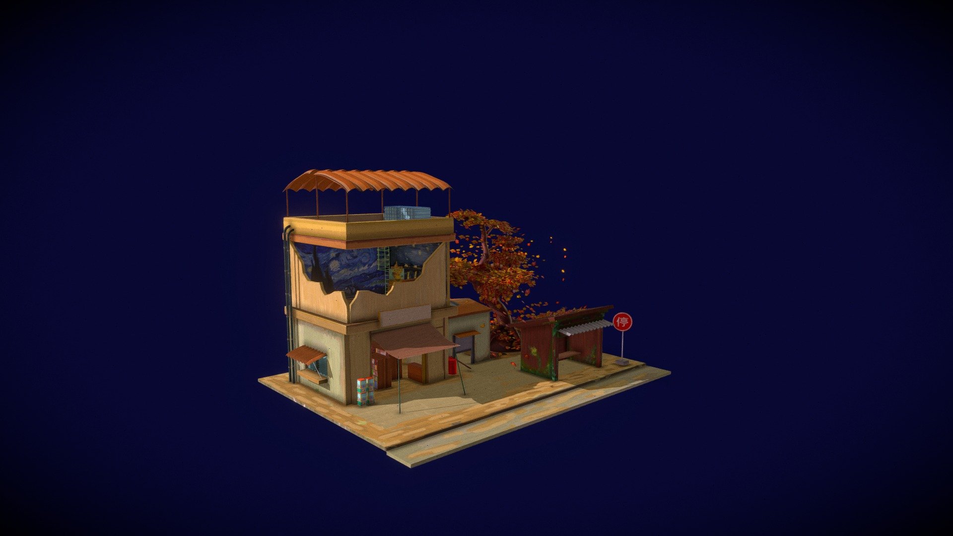 UNDO academy B035 19-TeohWeichen-book house - 3D model by huayet ...
