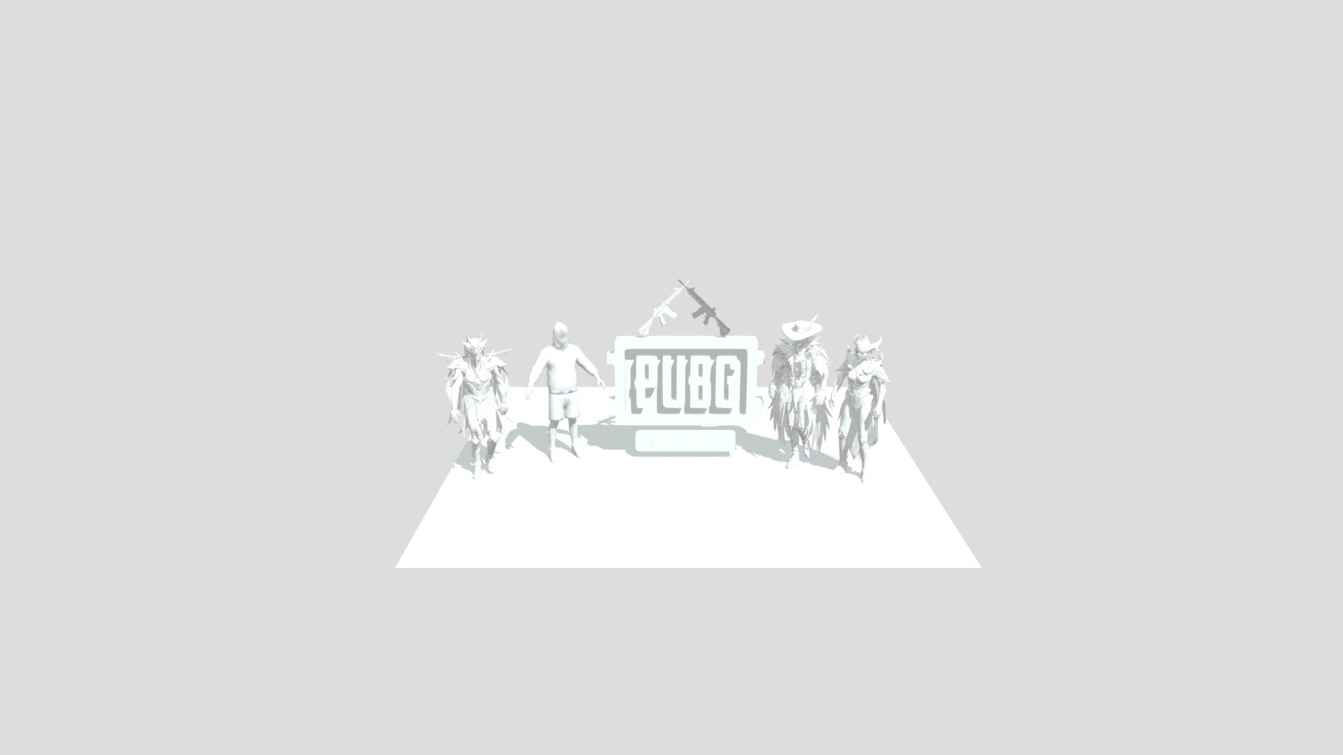 pubg mobile ideal modell - 3D model by amir_designn [e879ab1] - Sketchfab