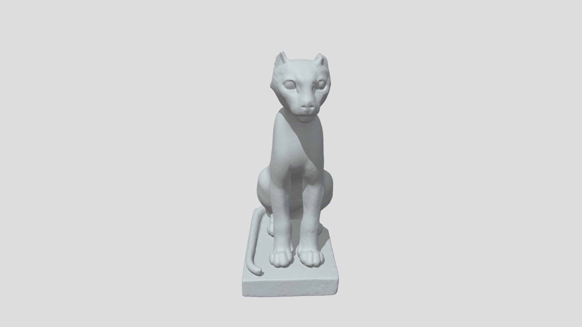 Egyptian Cat Statue - 3D model by Chapel_Prints_CO (@McKie_Foundation ...