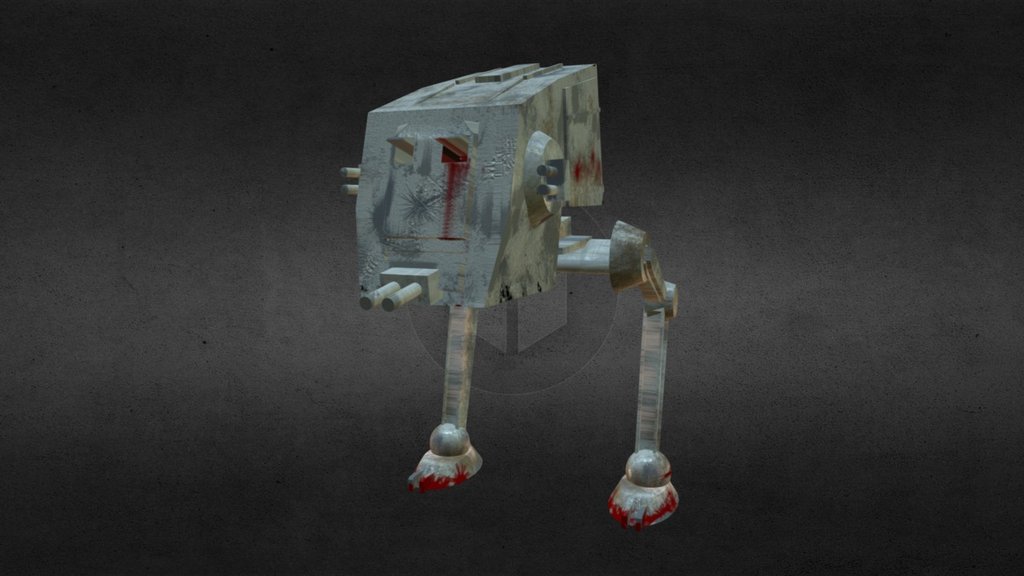 Bloody AT-ST - Download Free 3D model by berndhoellen [e879fe2] - Sketchfab