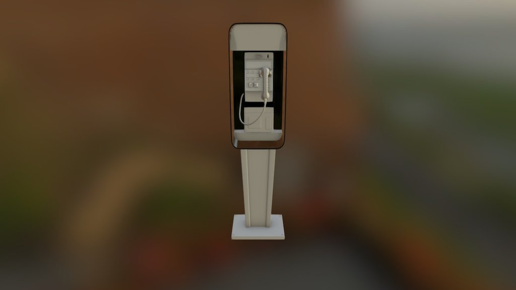 Payphone with Ambient Occulsions - 3D model by Aaron Vantrees (@NinjaStreak456) [e87a326 ...