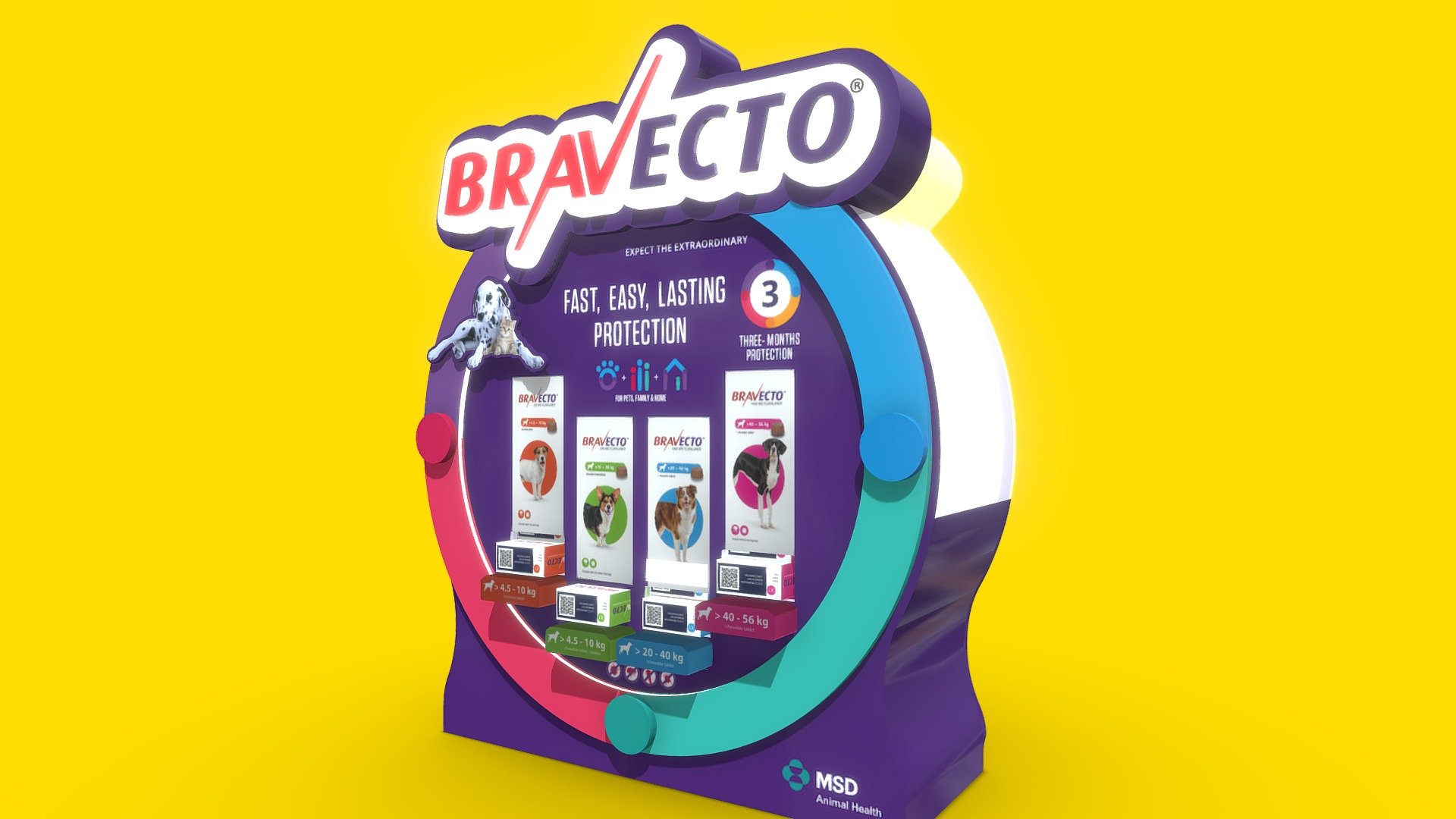 Bravecto Products Display Stand - 3D model by EmadFarid (@EmadGFarid ...