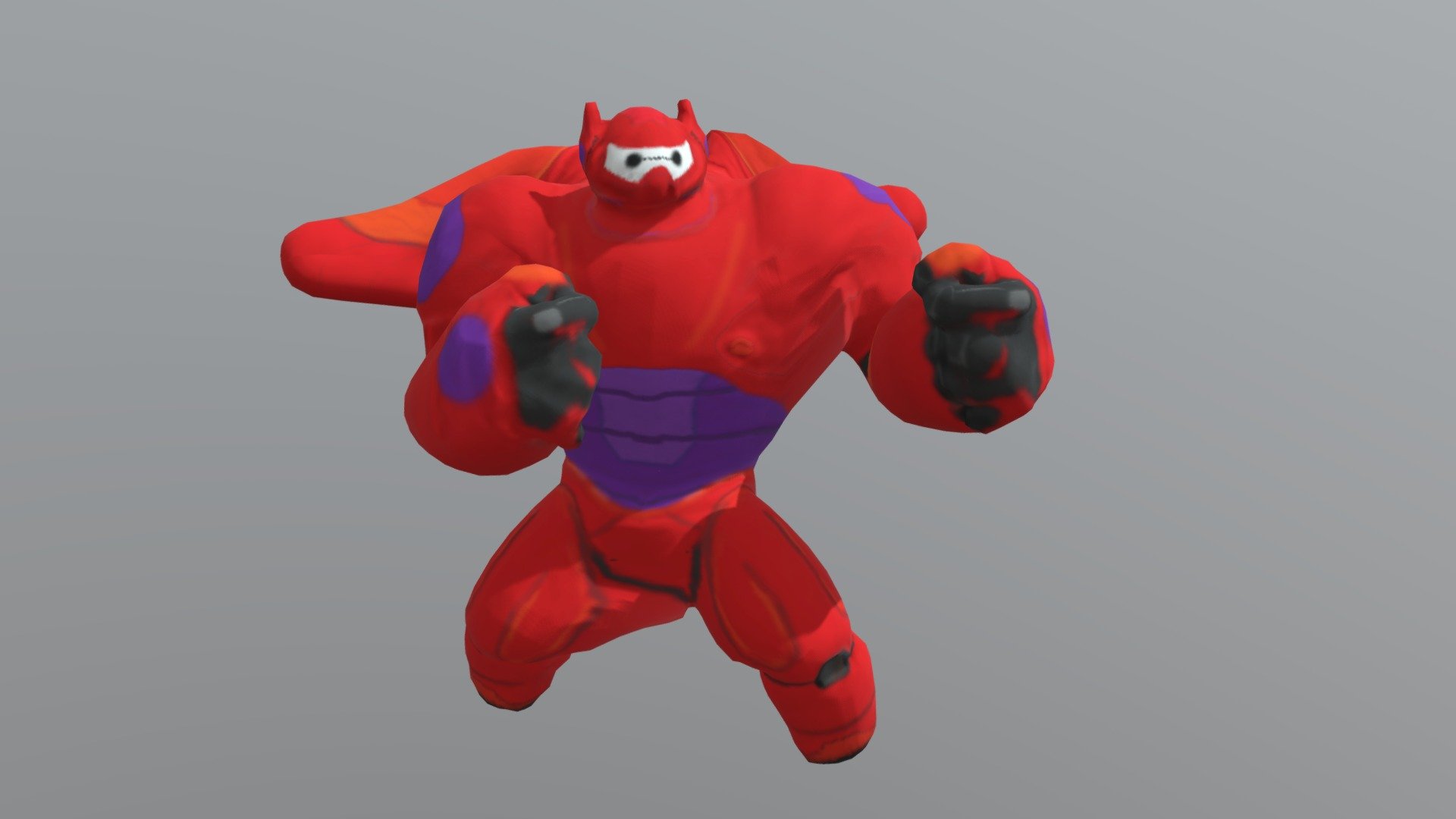 Baymax Animado low poly - Download Free 3D model by vicente betoret ...