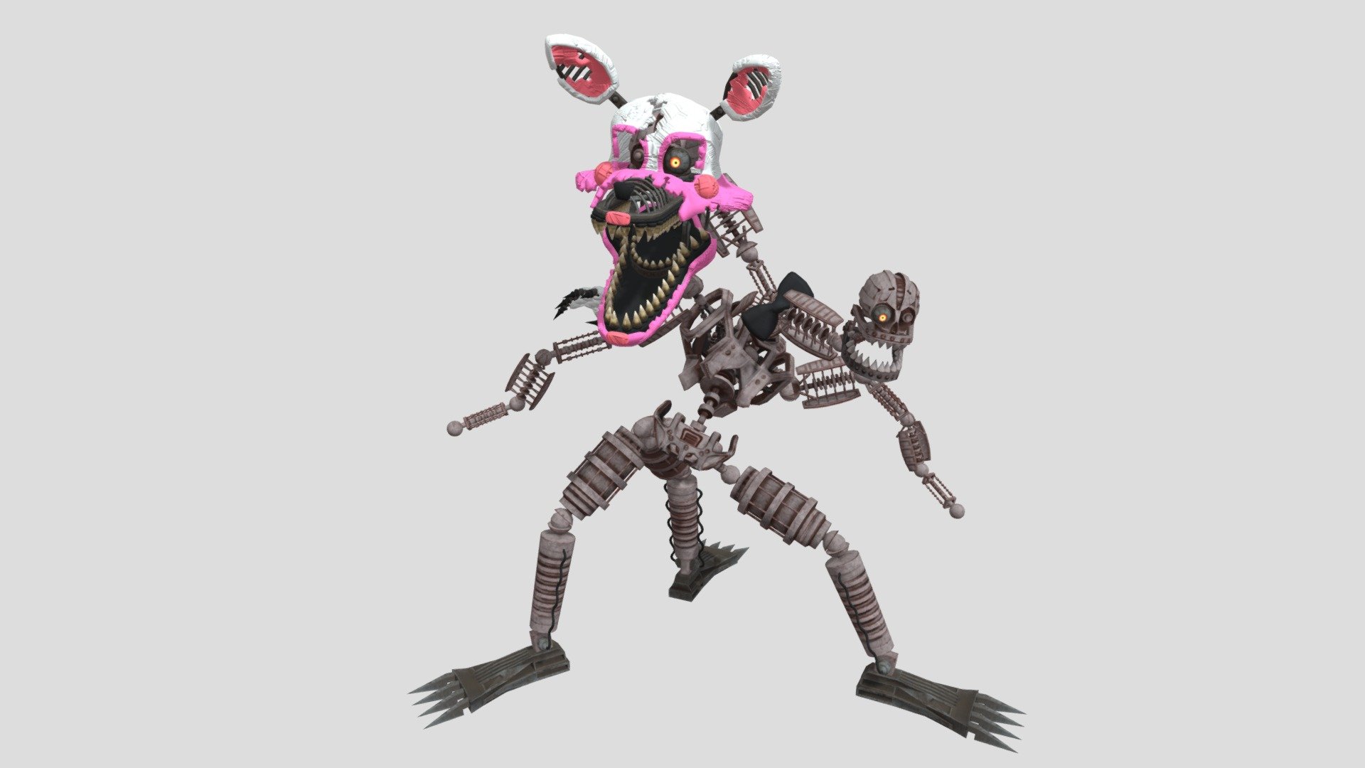 Fnaf Hw Nightmare Mangle - Download Free 3D model by skylajade69 [e87cf7b] - Sketchfab