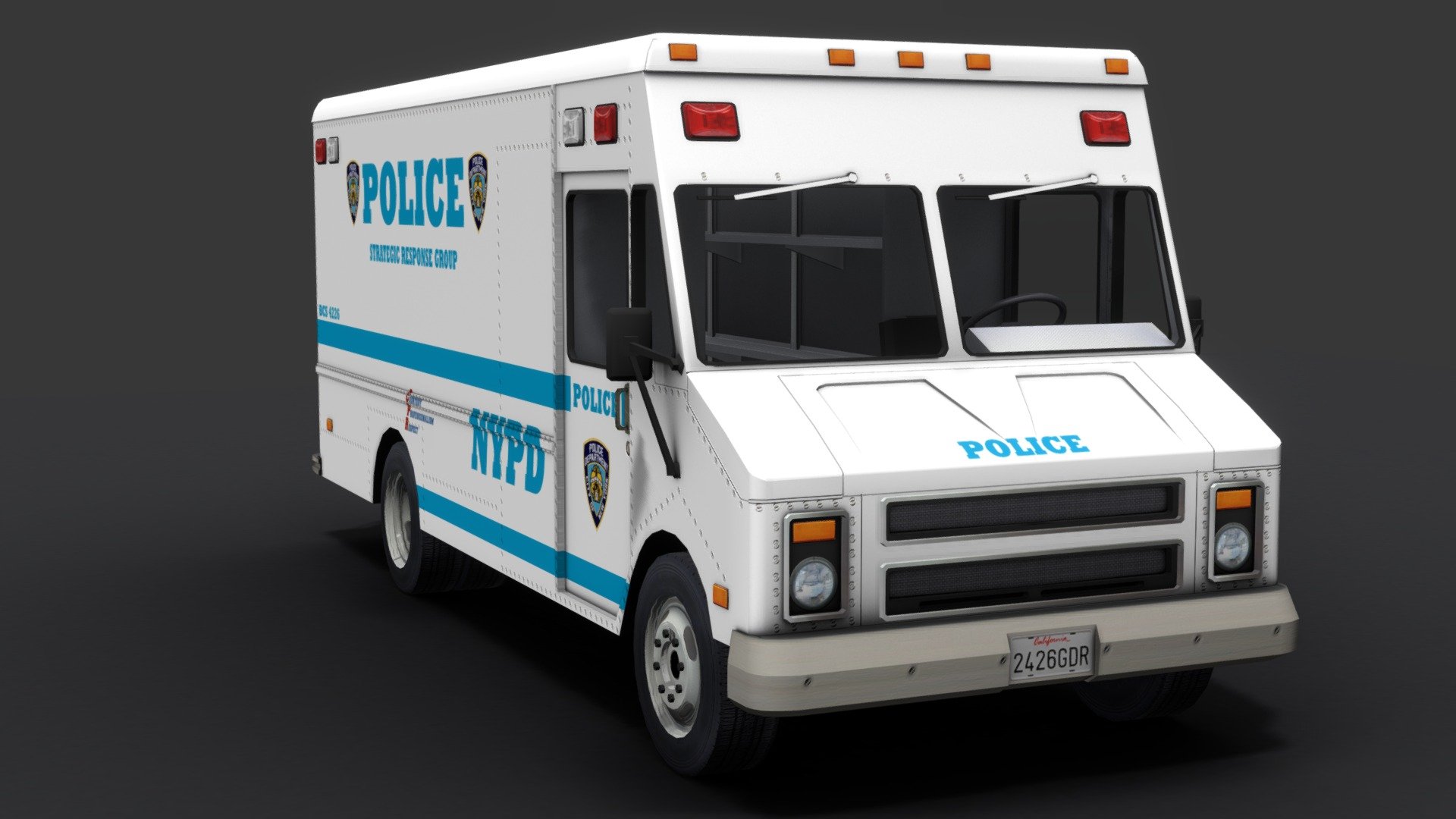 New York Step-van Police - 3D model by codexito [e87e5ac] - Sketchfab