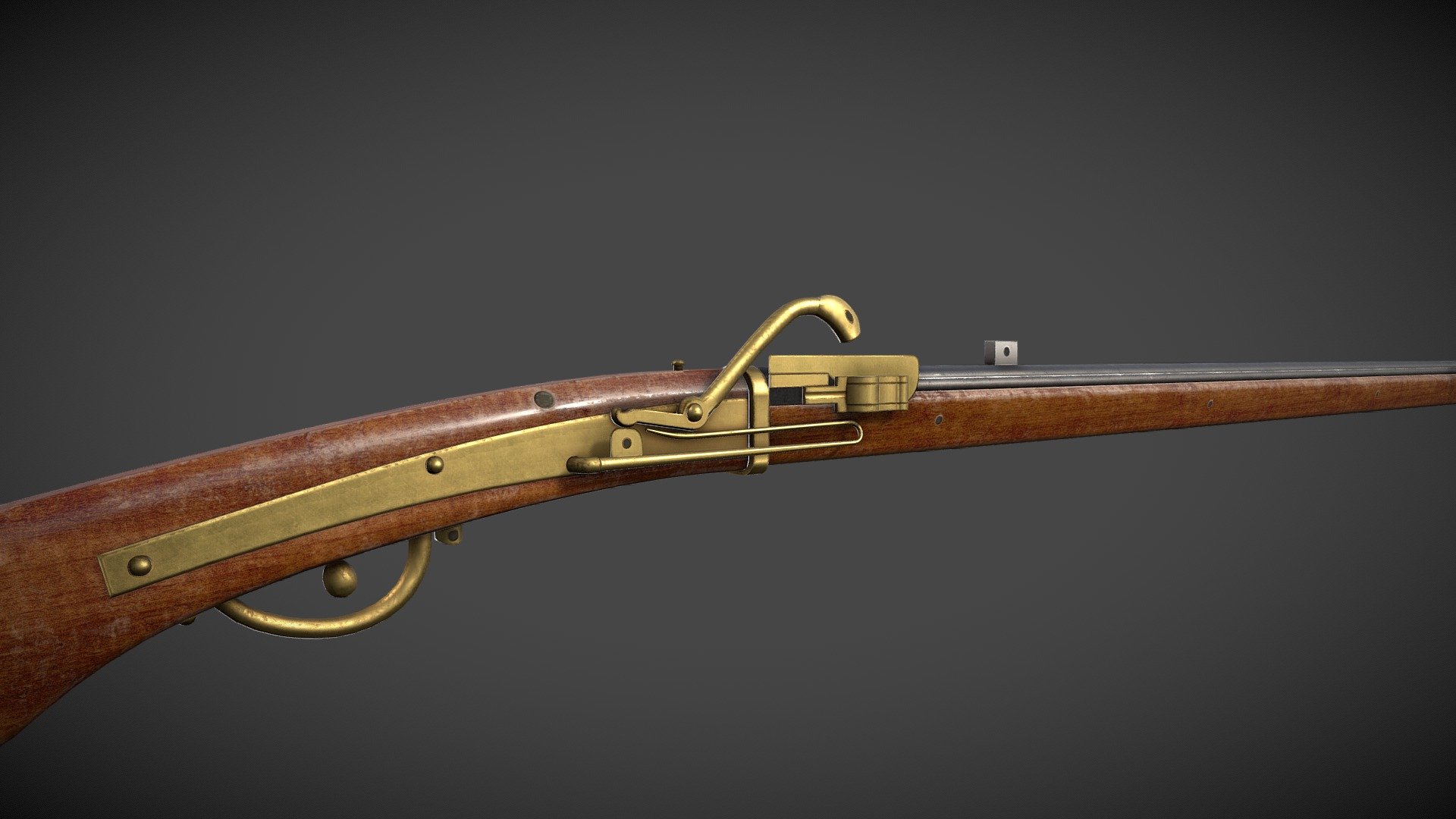 Matchlock - 3D model by Gareth (@Gareth_) [e87f1d3] - Sketchfab