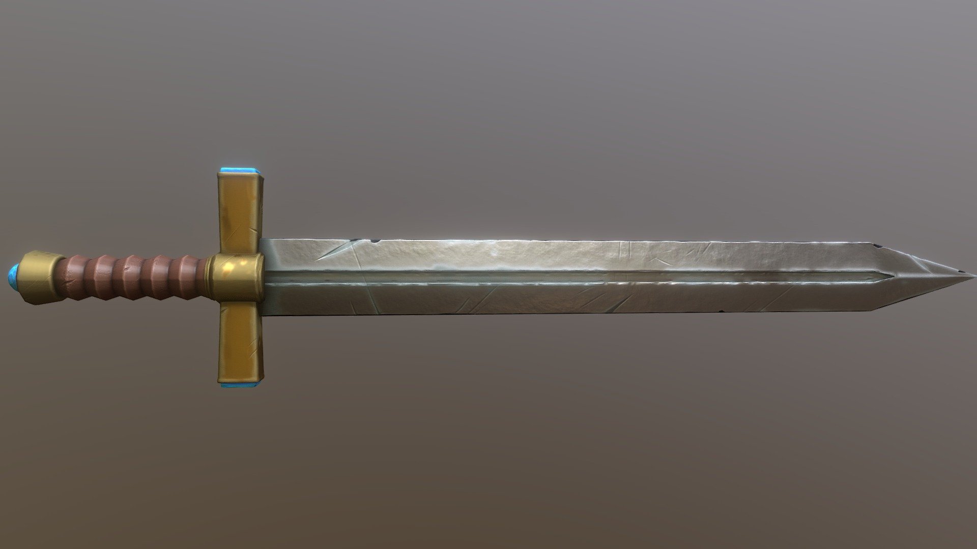 Fantasy Stylized Sword - Buy Royalty Free 3D model by Handrews3D ...