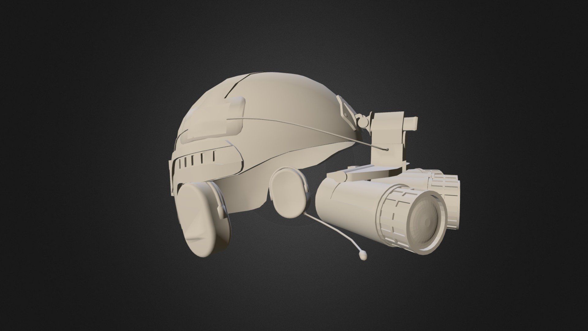 Helmet + GPNVG - 3D model by joolux [e8821e9] - Sketchfab
