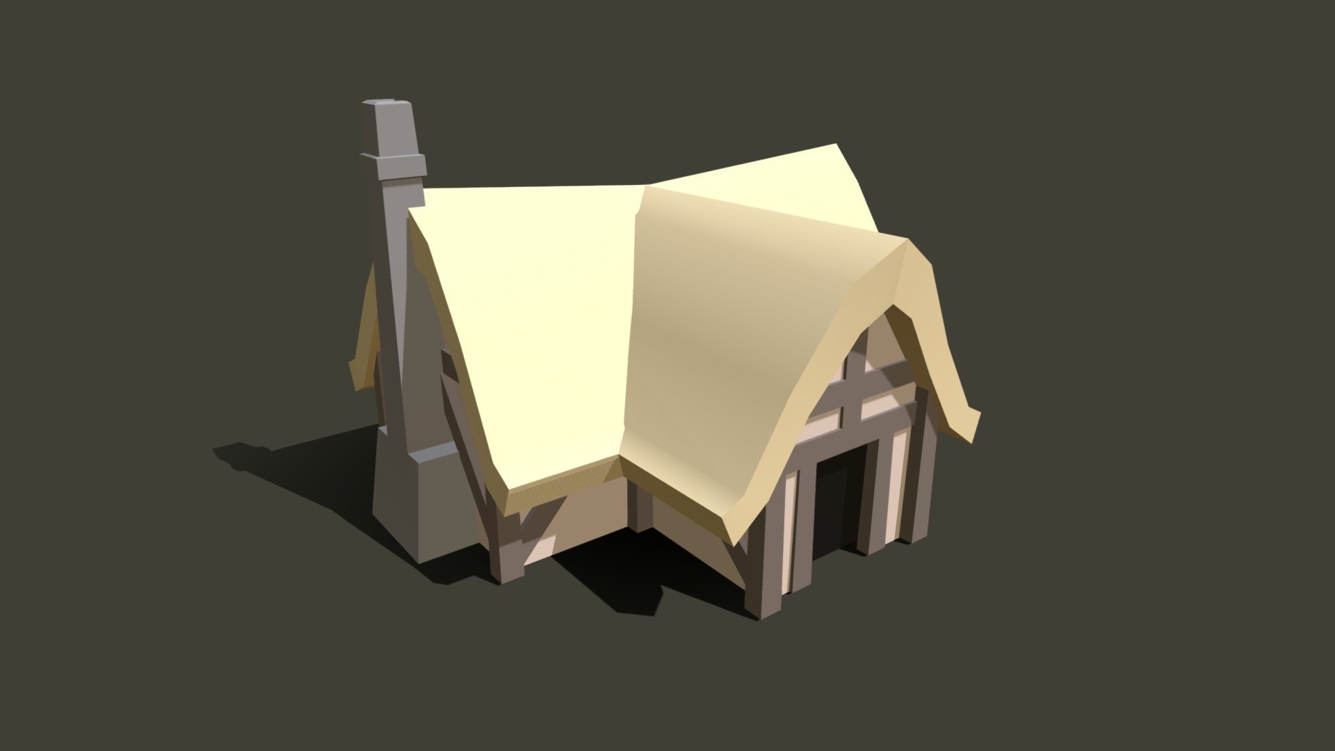 Stylised Medieval Buildings - Town Hall - Download Free 3D model by ...