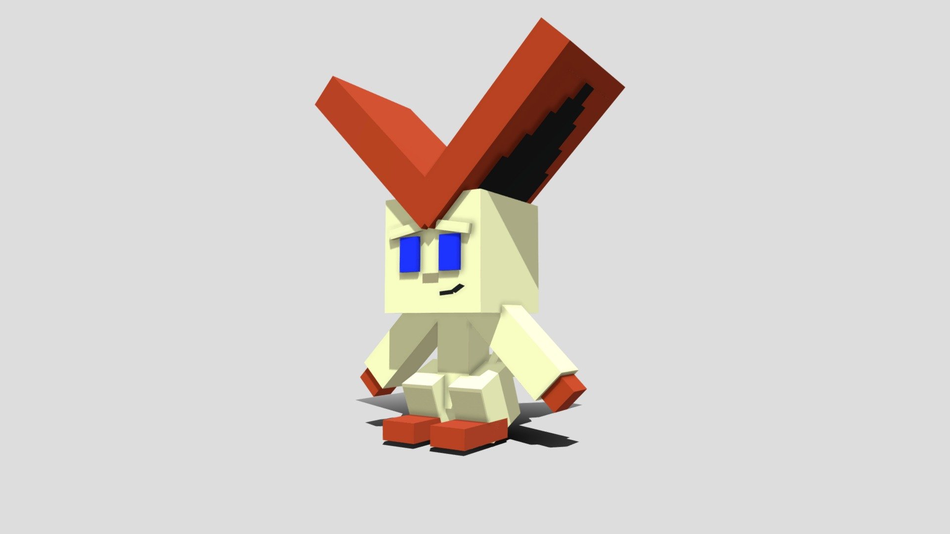 Victini Minecraftart